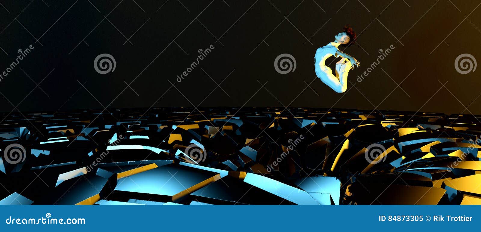 Avoiding obstacles stock illustration. Illustration of land - 84873305