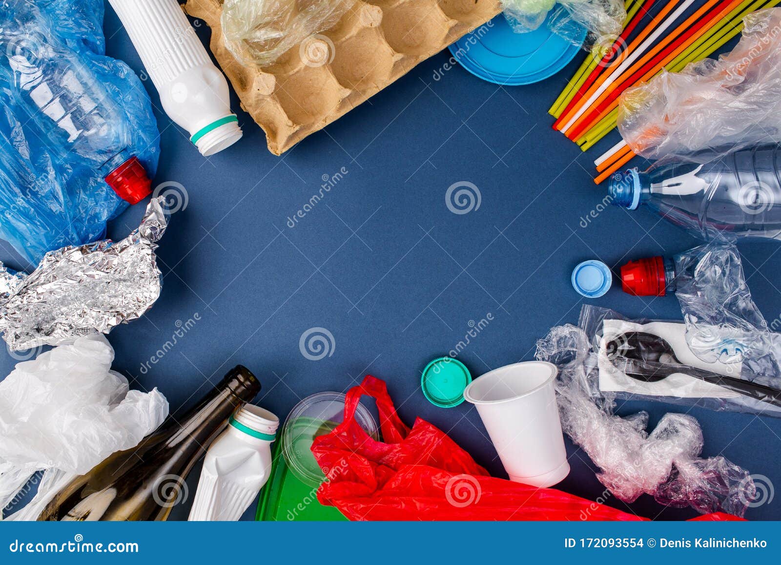 Avoiding Single-use Plastics. Plastic Pollution. the Concept of World ...