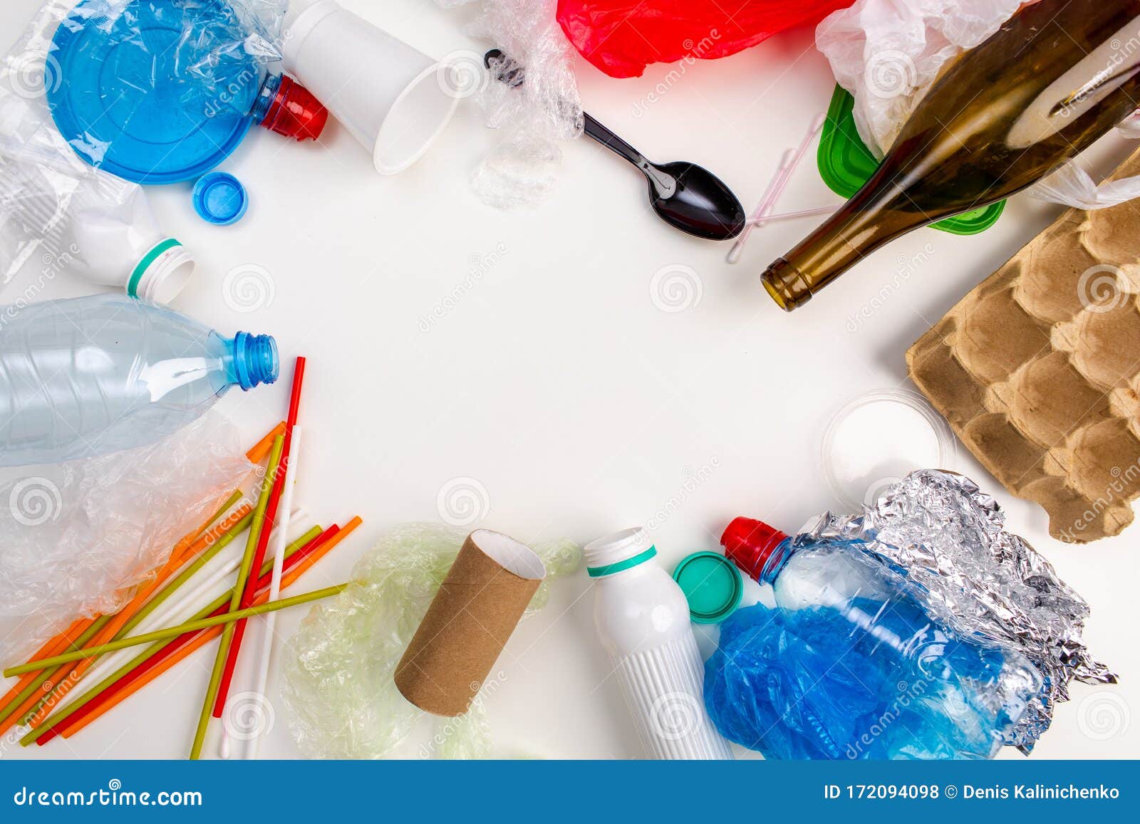 Avoiding Single-use Plastics. Plastic Pollution. the Concept of World ...