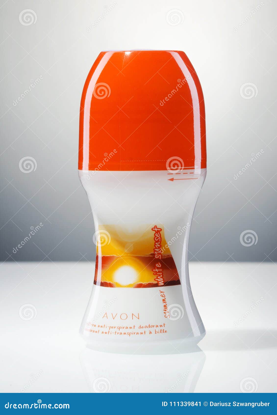 Avon Deodorant Roll On Isolated On Gradient Background. Editorial Photo ...