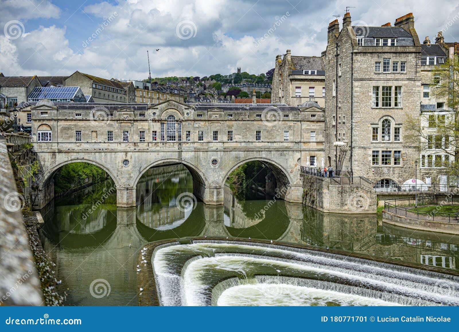 Avon River, Bath editorial photo. Image of cityscape - 180771701