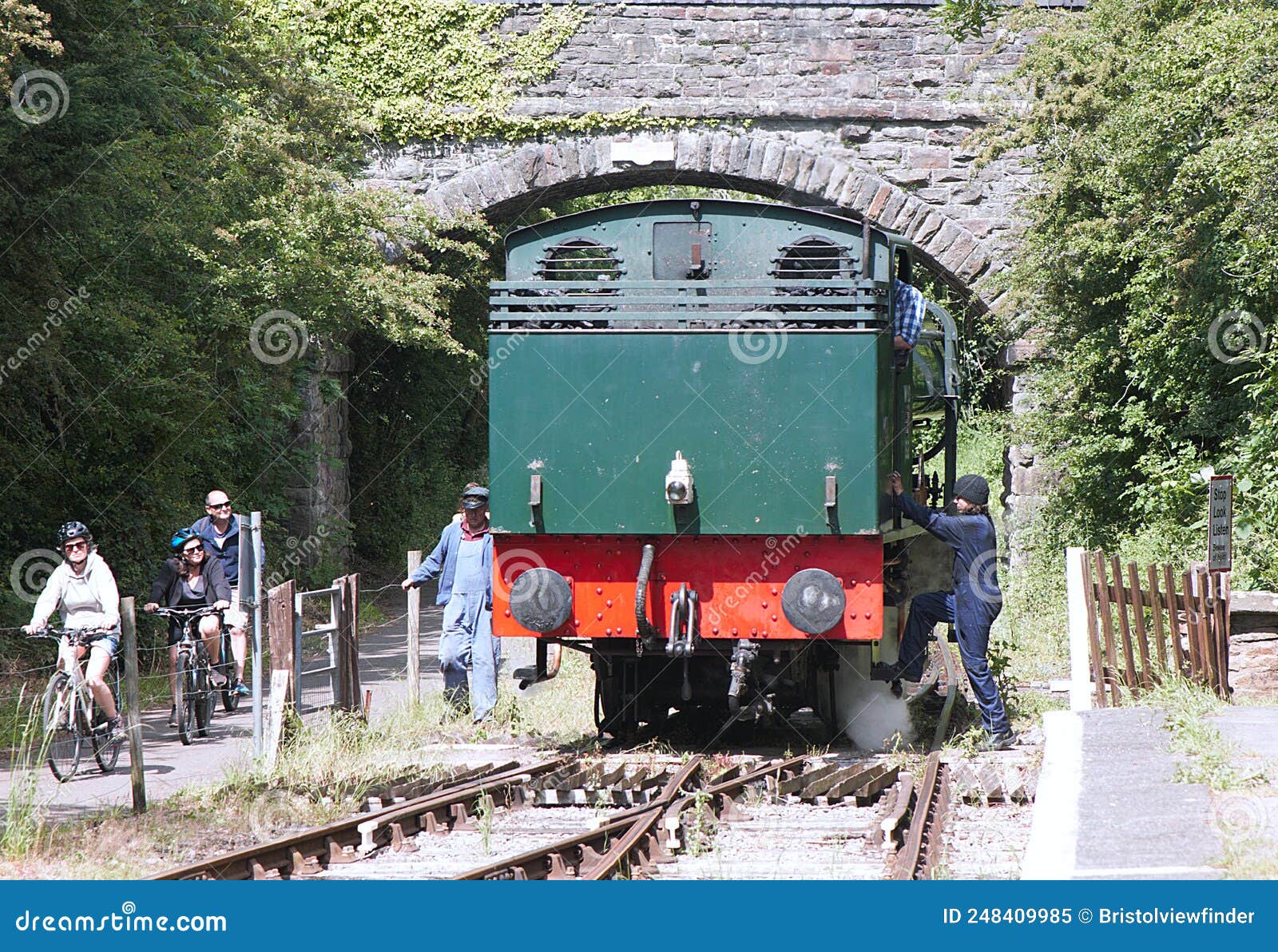 Taw Valley Steam Locomotive Editorial Photo | CartoonDealer.com #105989383