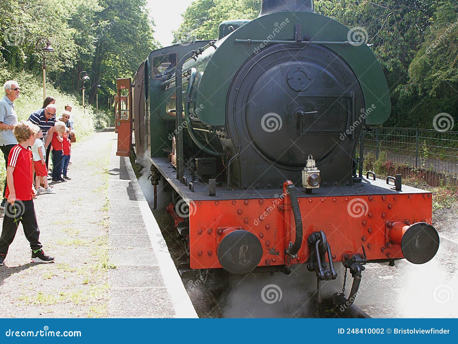 Taw Valley Steam Locomotive Editorial Photo | CartoonDealer.com #105989383