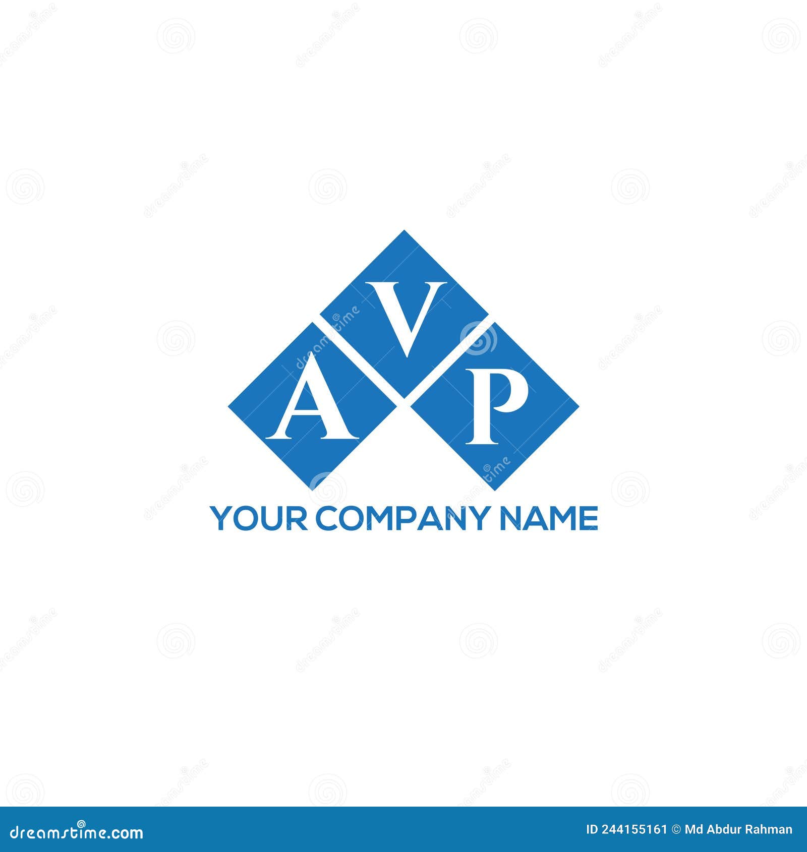 AVP Letter Logo Design On White Background. AVP Creative Initials ...