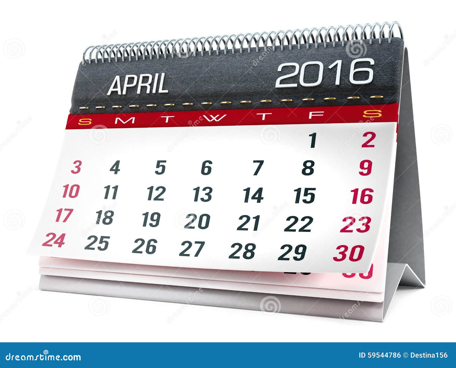Avril 2016 Calendrier De Bureau Photo stock - Image du bureau, blanc ...