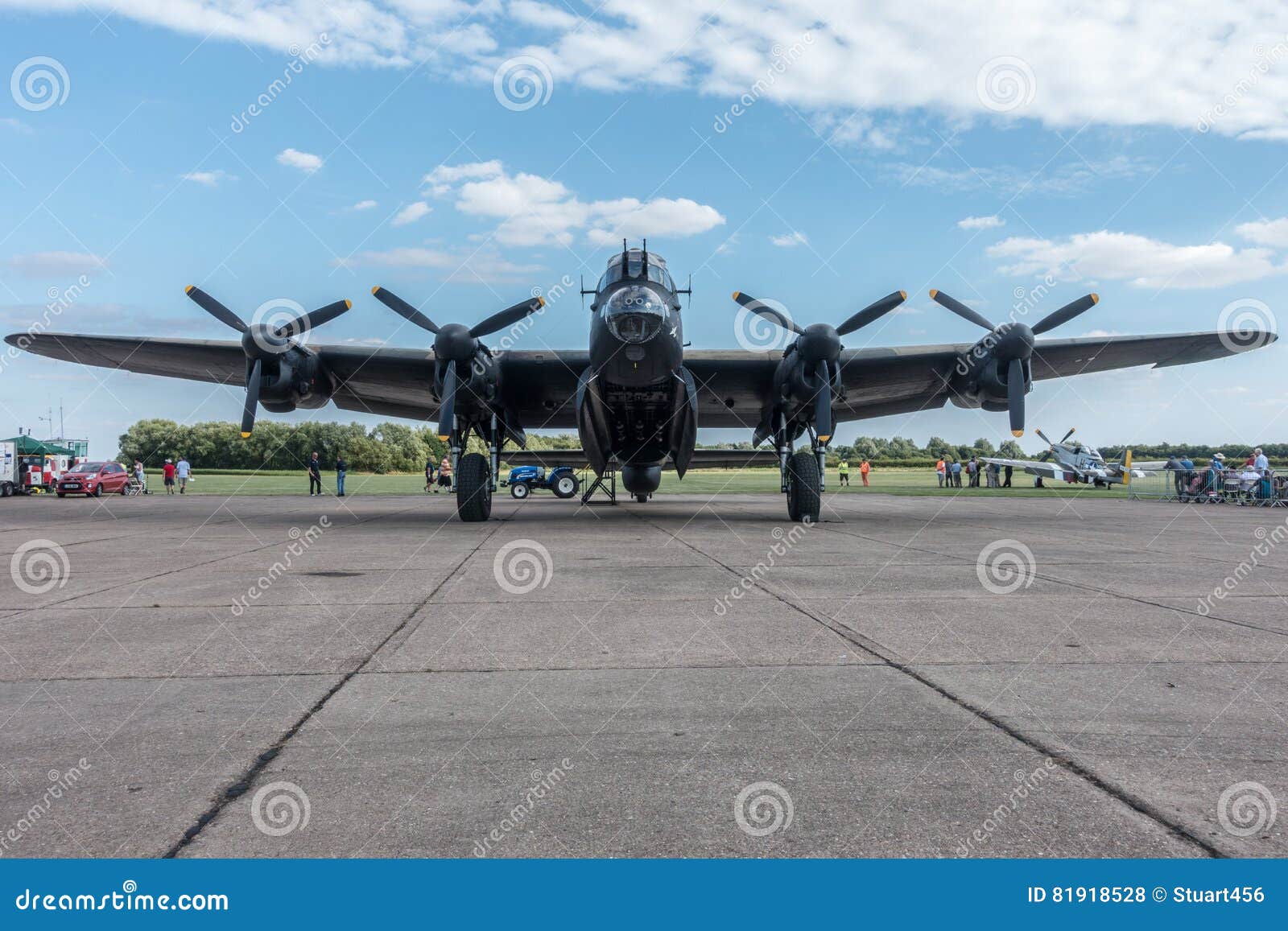 Avro Lancaster Bomber At The Bomber Command Museum Editorial Photo ...