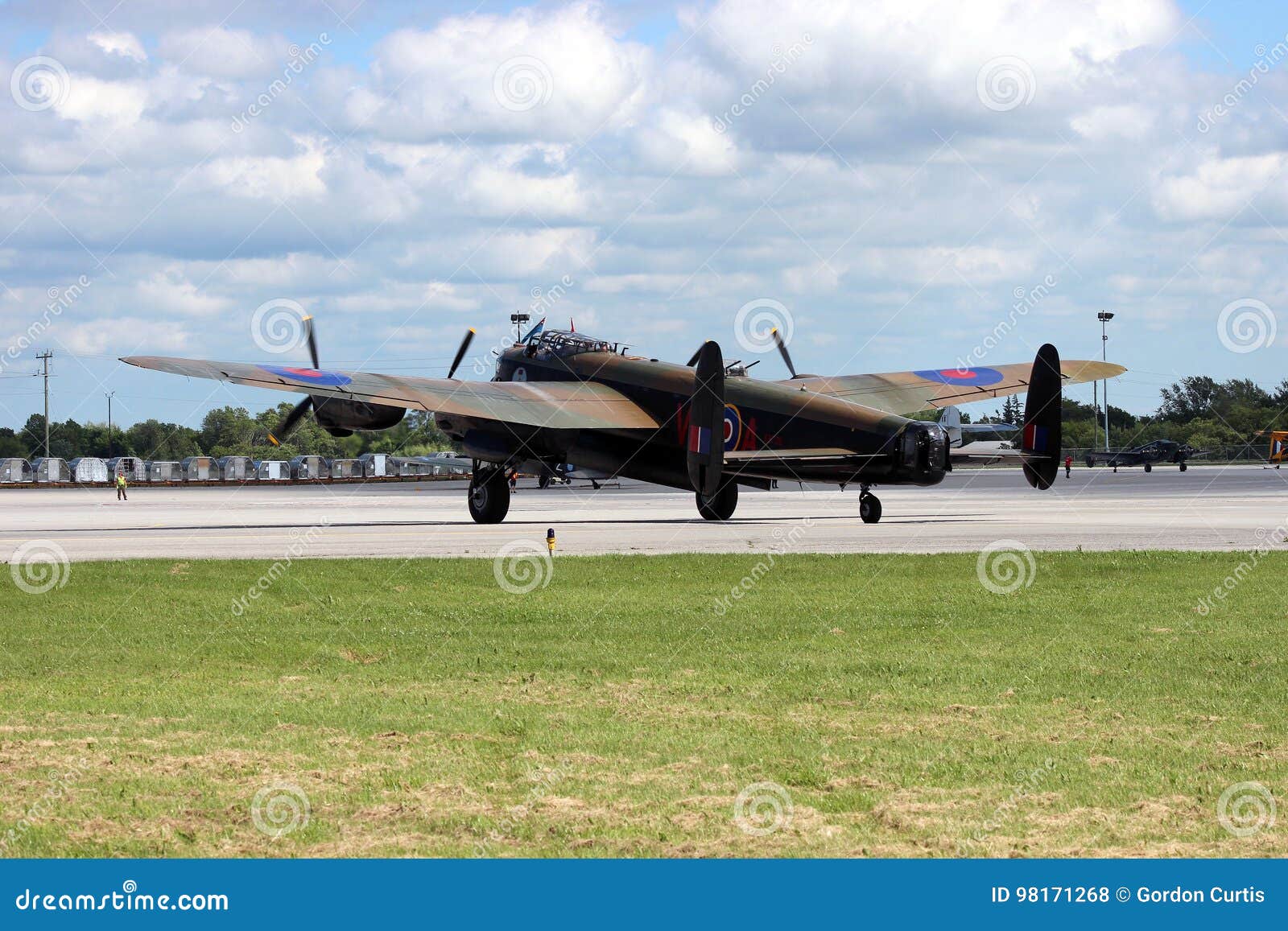 Avro Lancaster Bomber At The Bomber Command Museum Editorial Photo ...