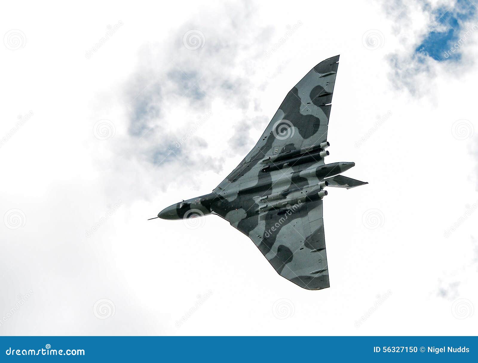 AVRO Vulcan XH558 imagen editorial. Imagen de alado, guerra - 56327150