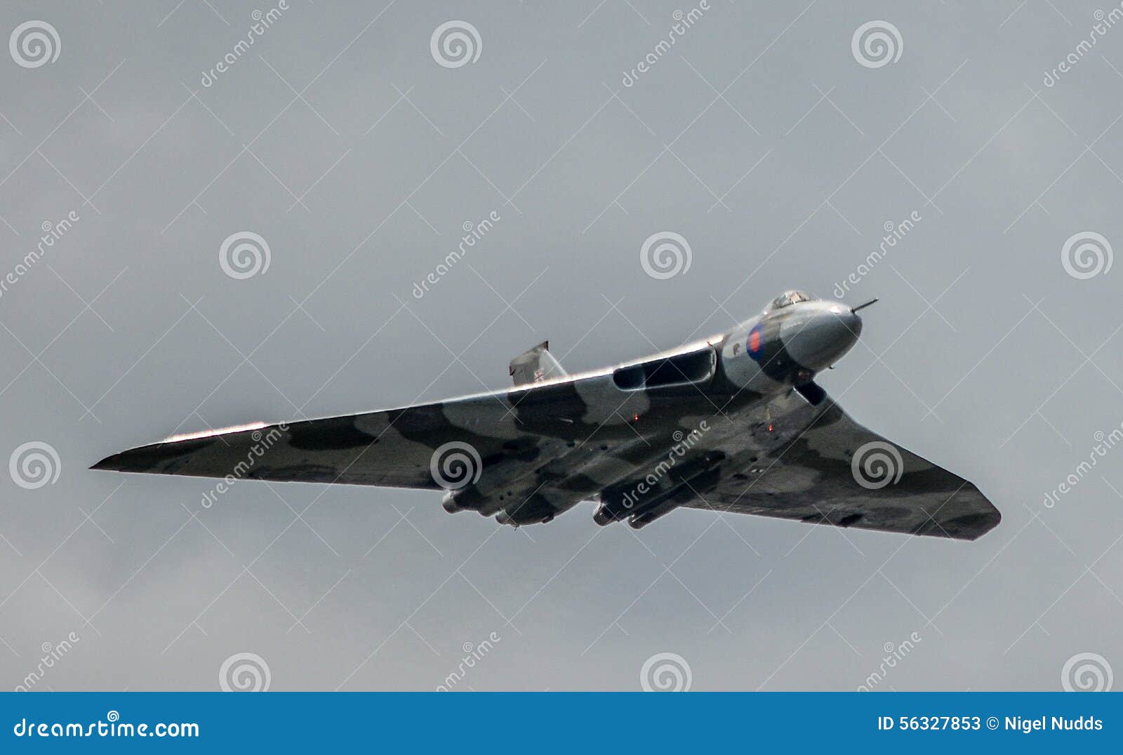 AVRO Vulcan XH558 redactionele stock foto. Image of bommenwerper - 56327853