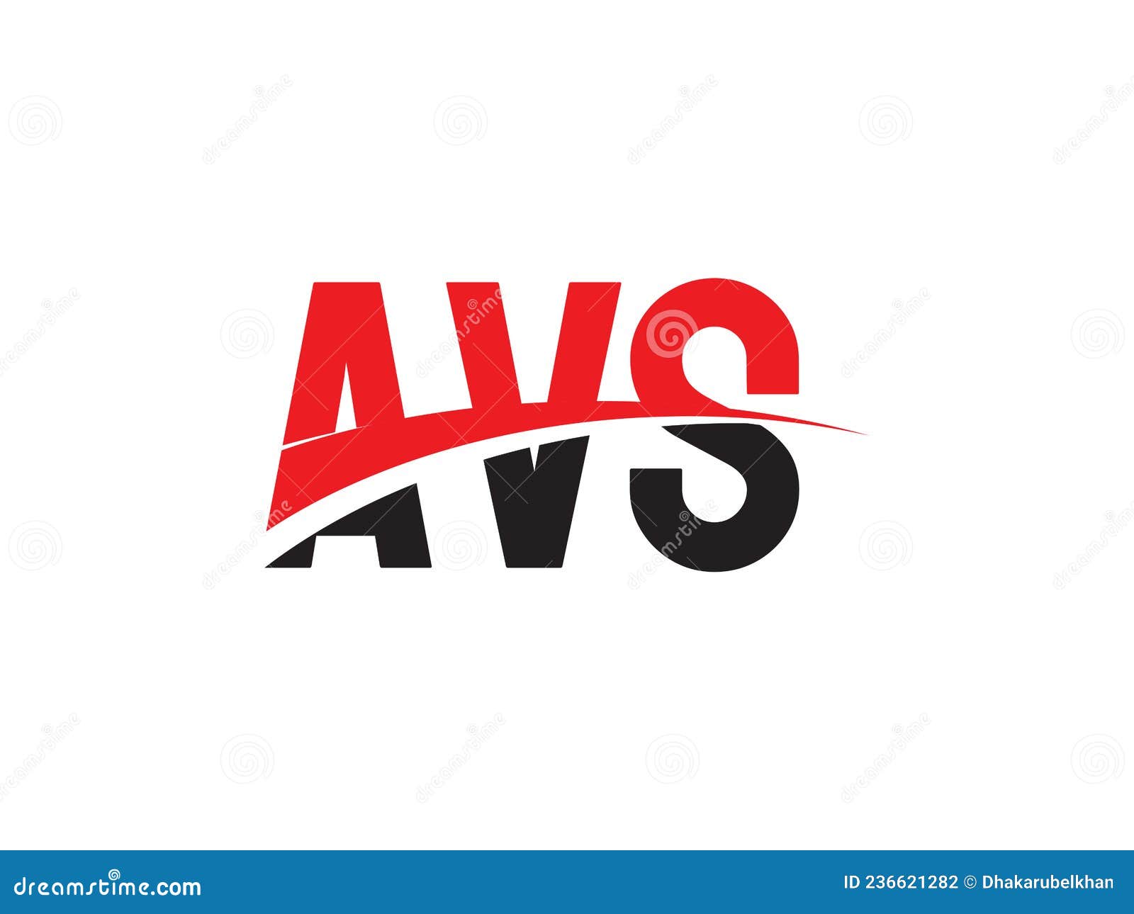 AVS Letter Initial Logo Design Vector Illustration Stock Vector ...