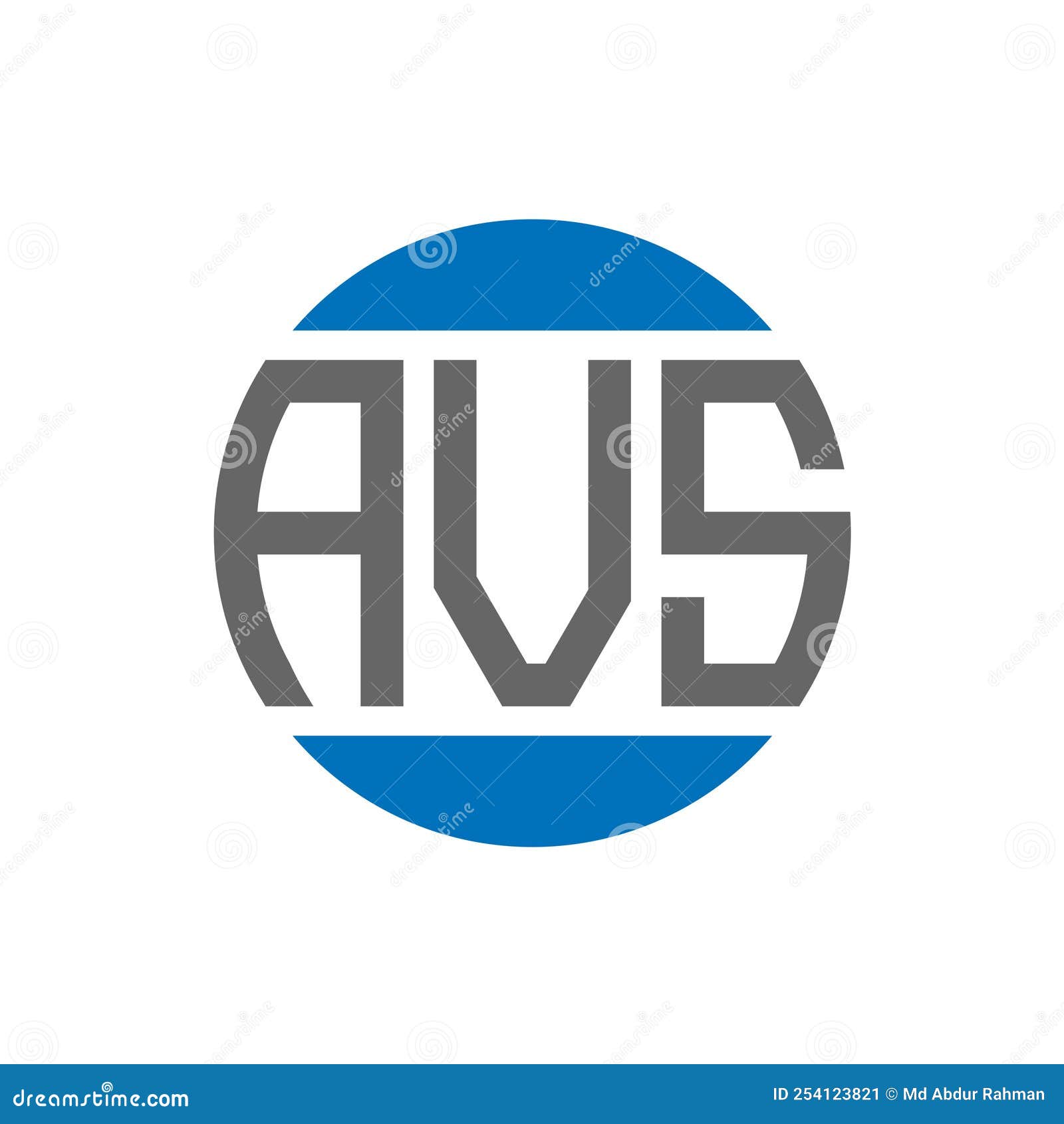 AVS Letter Logo Design on White Background. AVS Creative Initials ...