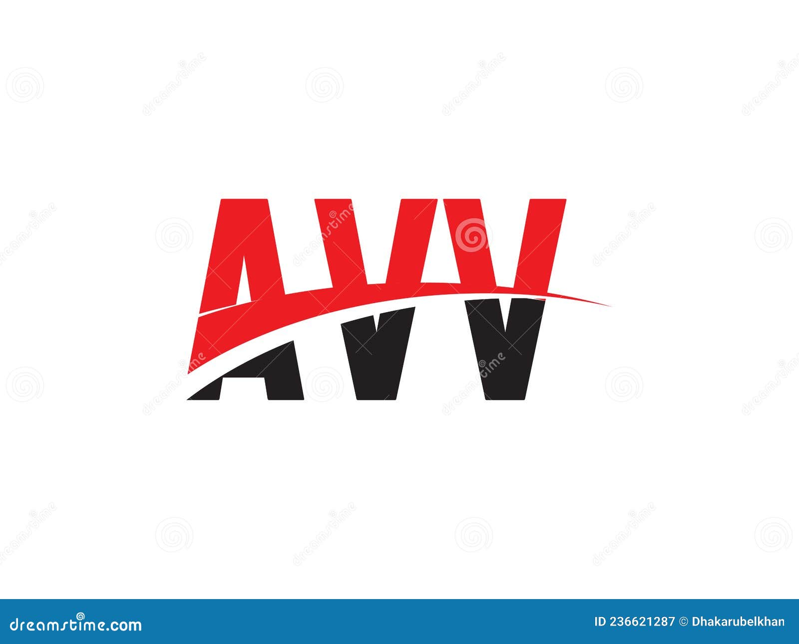 AVV Letter Initial Logo Design Vector Illustration Stock Vector ...