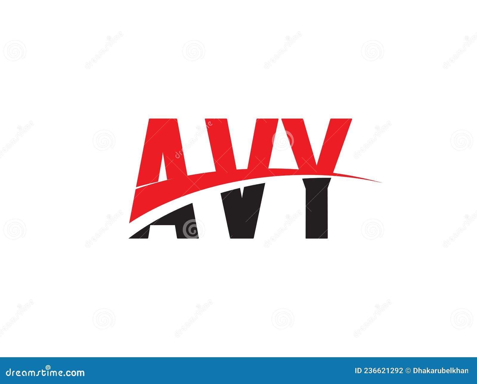 AVY Letter Initial Logo Design Vector Illustration Stock Vector ...