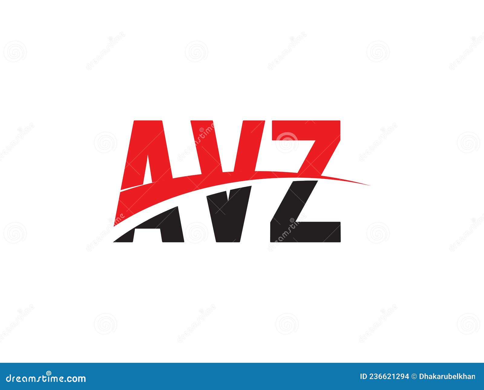 AVZ Letter Initial Logo Design Vector Illustration Stock Vector ...