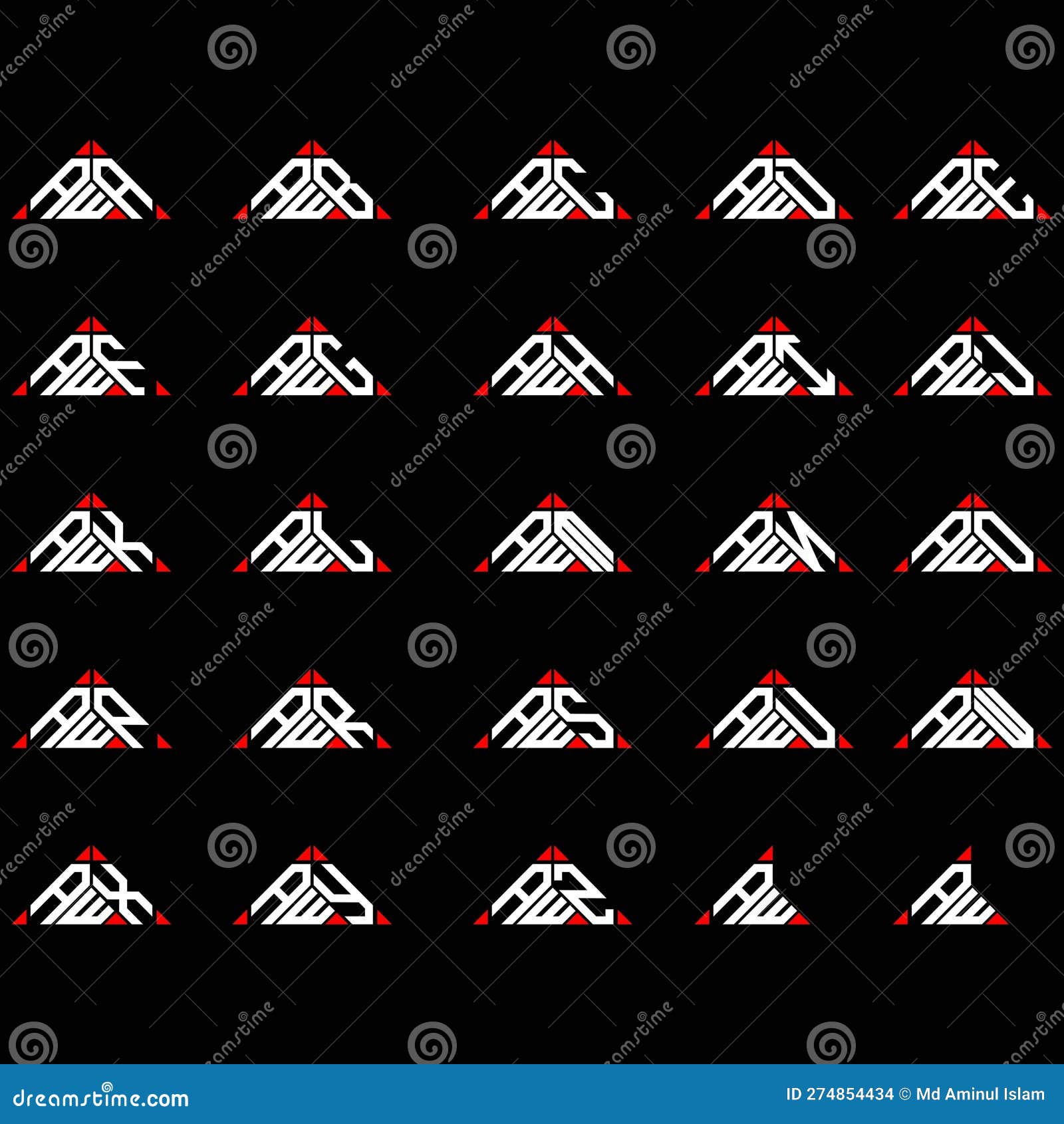 AWA To AWZ Letter Logo Creative Design with Vector Graphic, AWA To AWZ ...