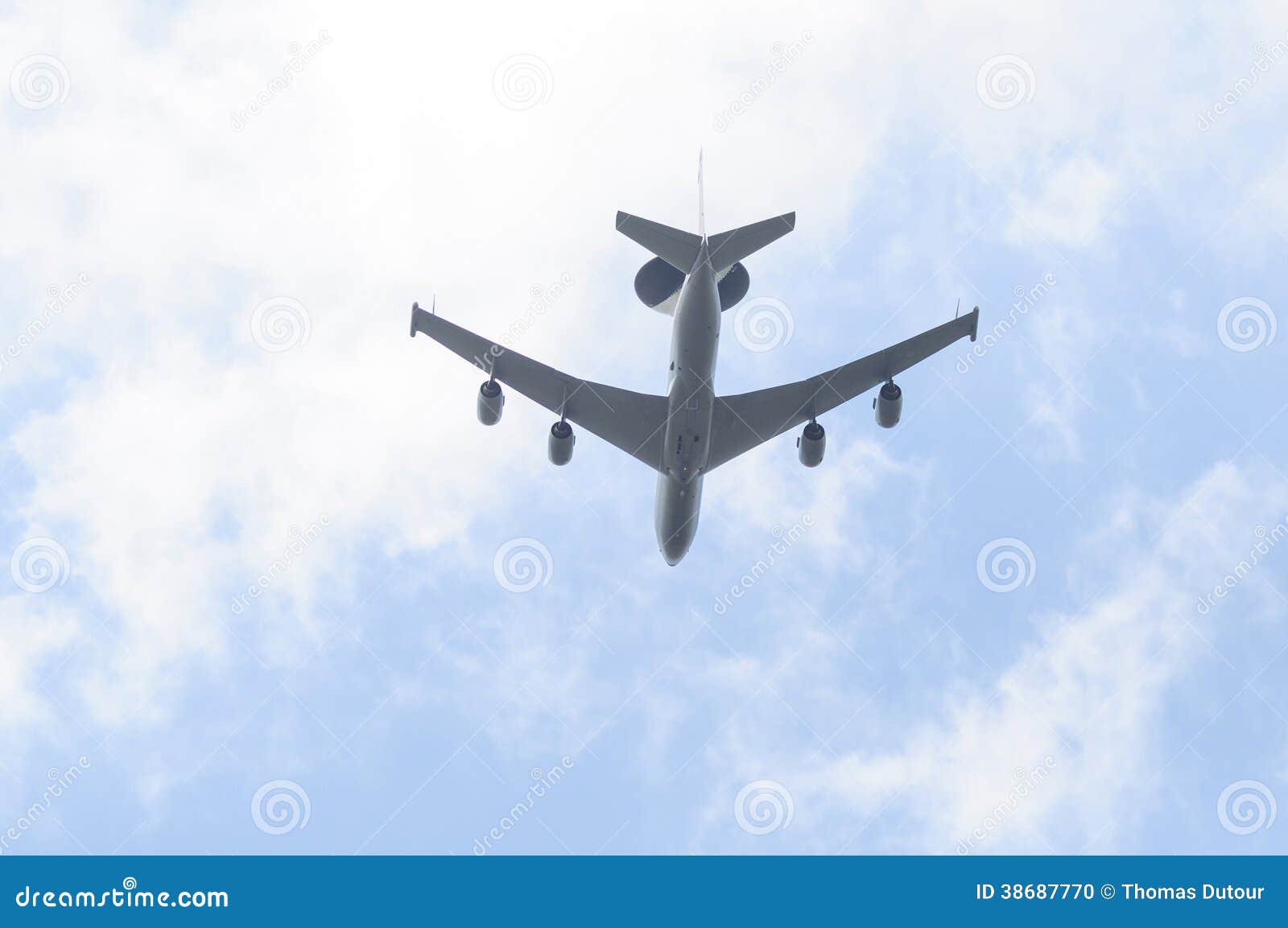 An AWACS stock photo. Image of transportation, fighter - 38687770