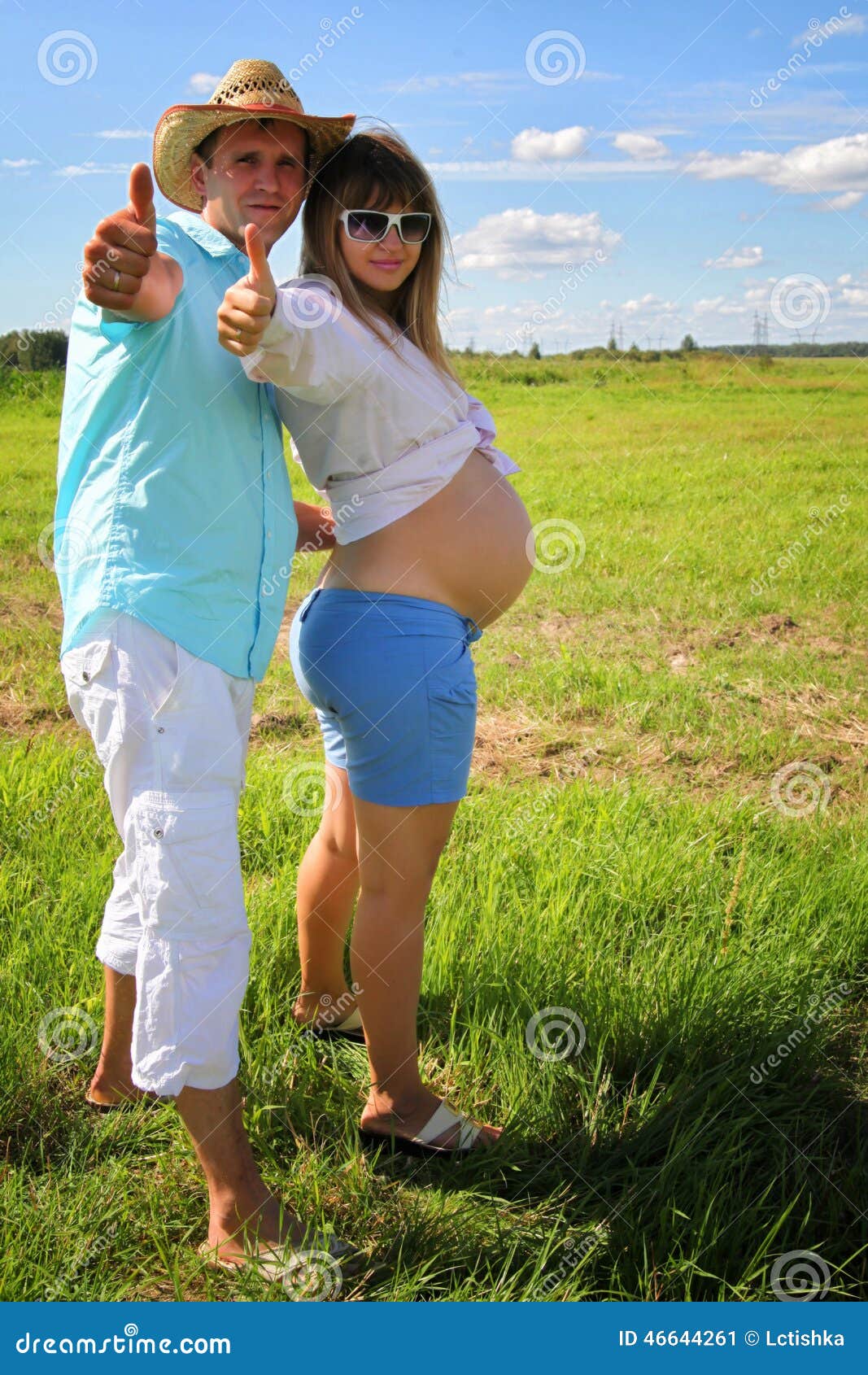 Awaiting the Birth of a Child Stock Image - Image of husband, party ...