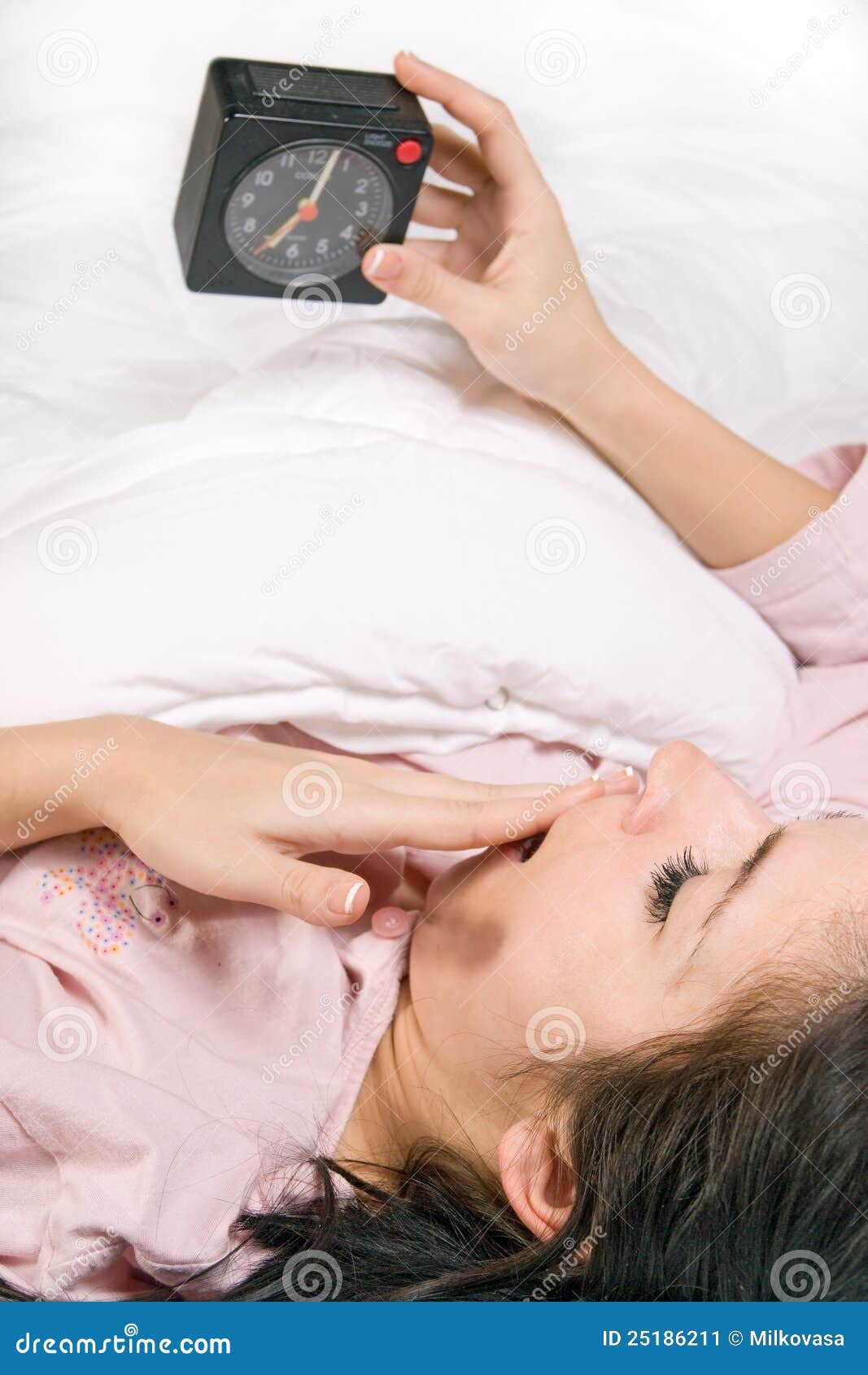 Awake stock image. Image of beauty, look, hair, caucasian - 25186211