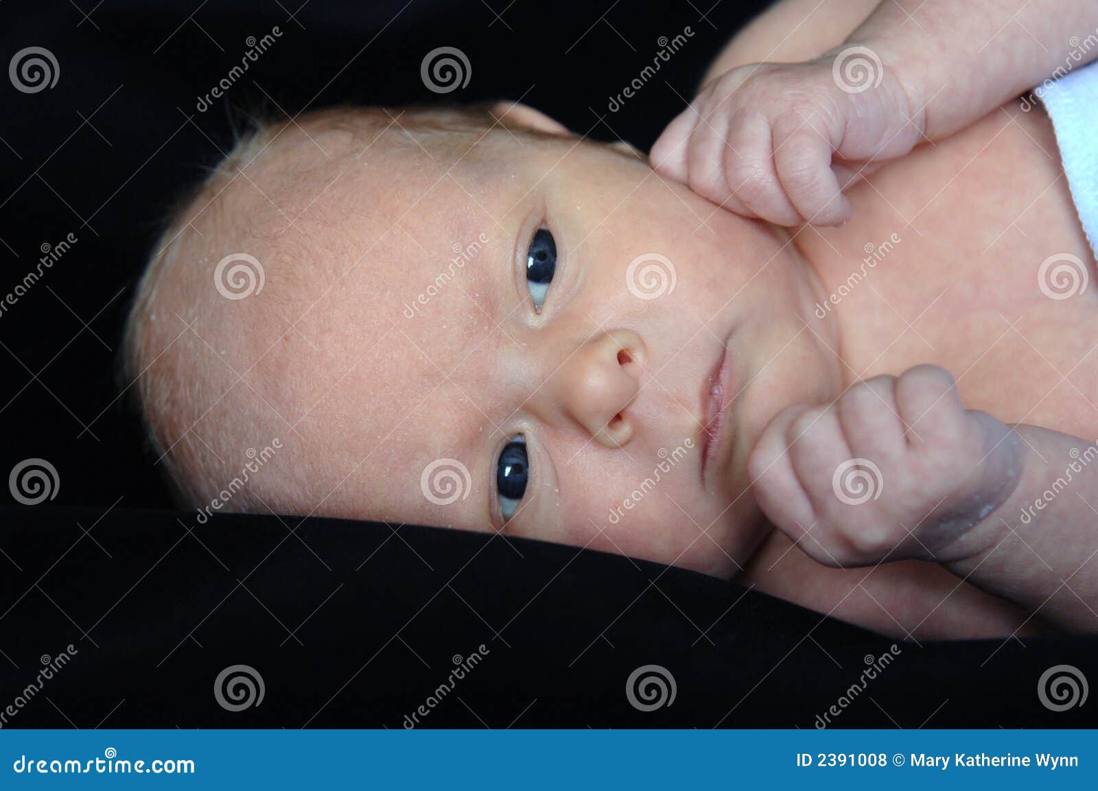 Awake newborn baby stock photo. Image of fresh, generation - 2391008