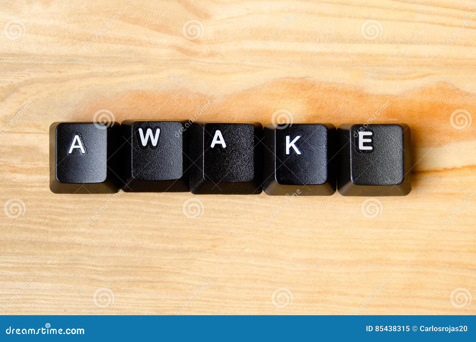 Awake word stock image. Image of awake, graphic, letters - 85438315