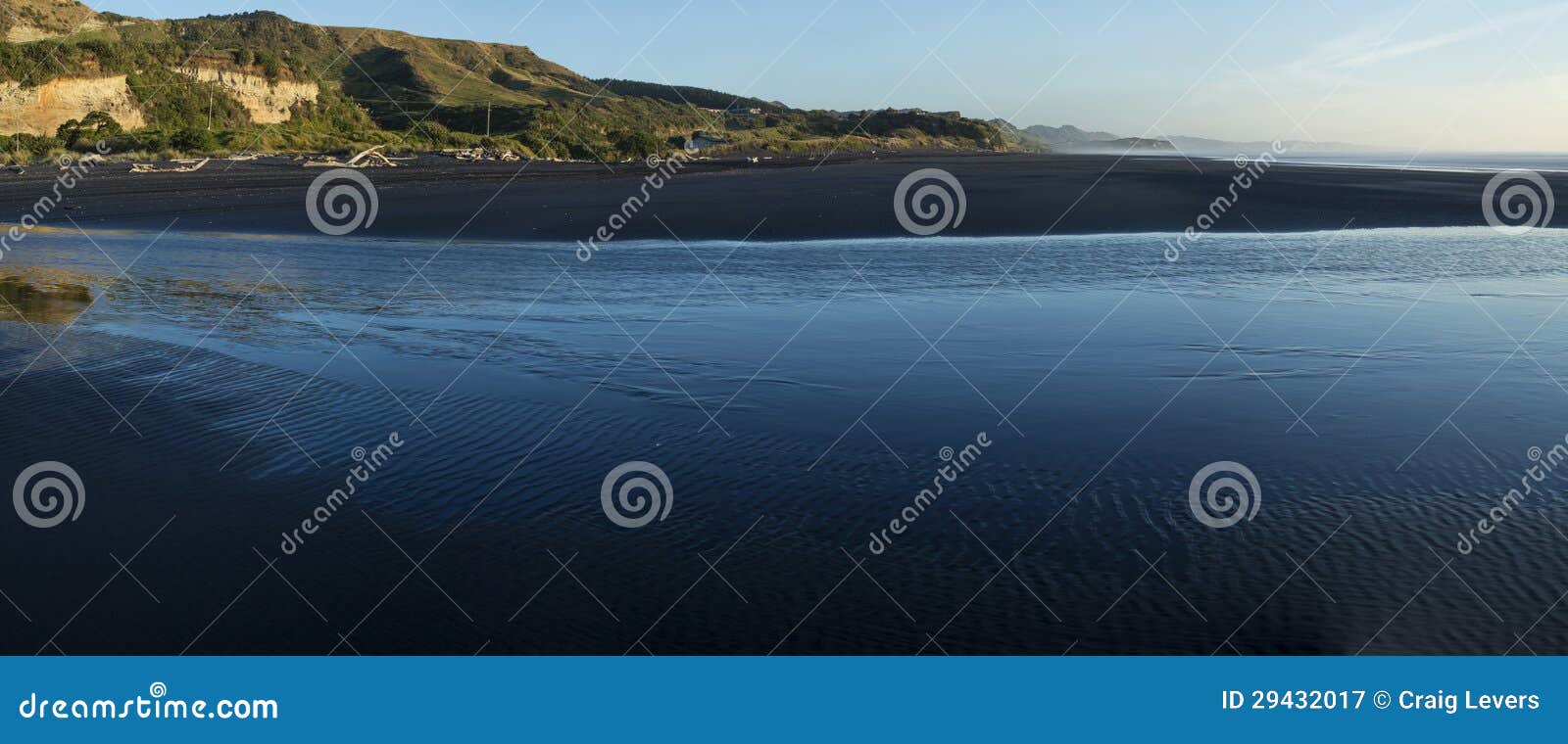 Awakino Beach stock image. Image of home, west, landscape - 29432017