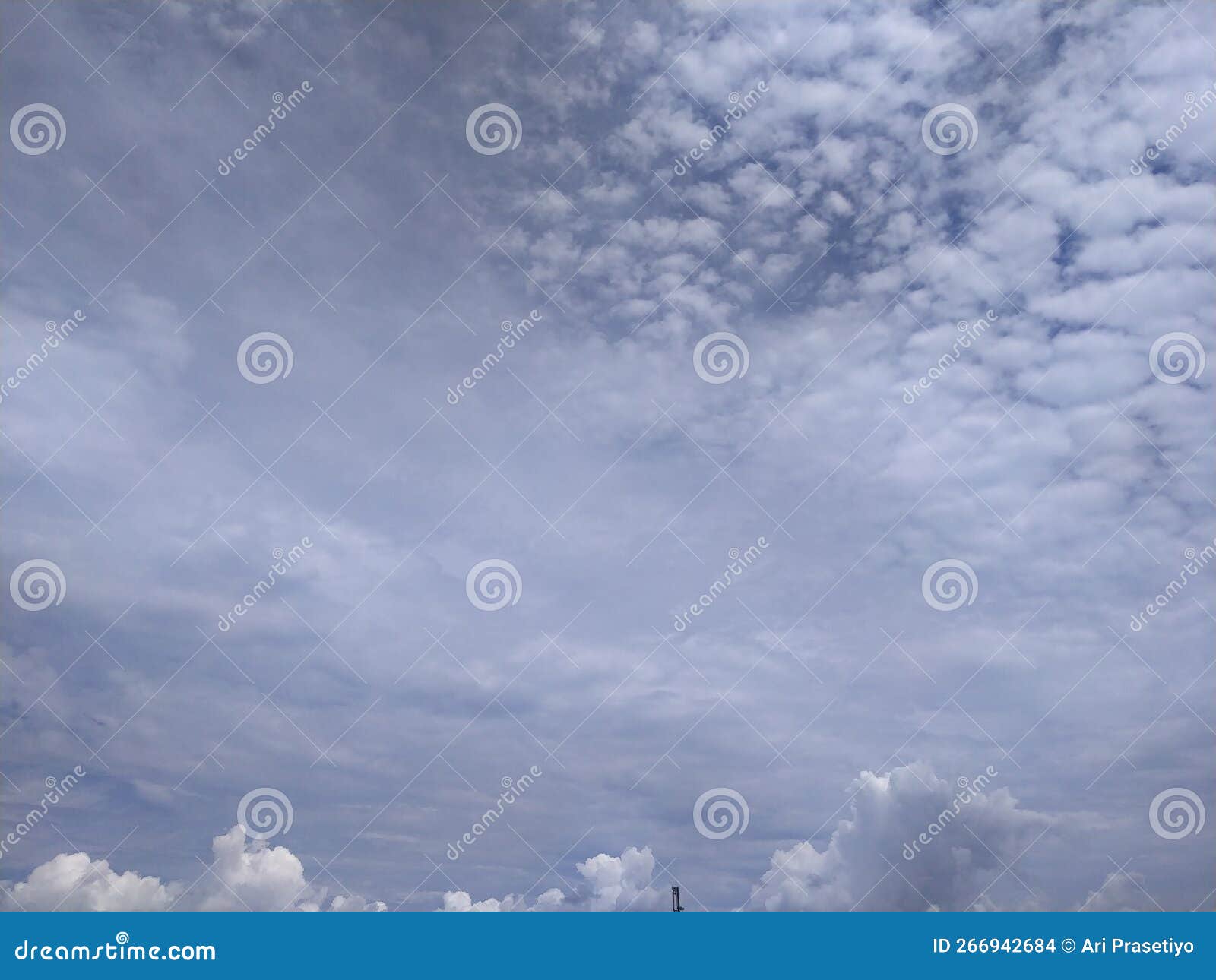 Awan biru stock photo. Image of landscape, biru, blue - 266942684
