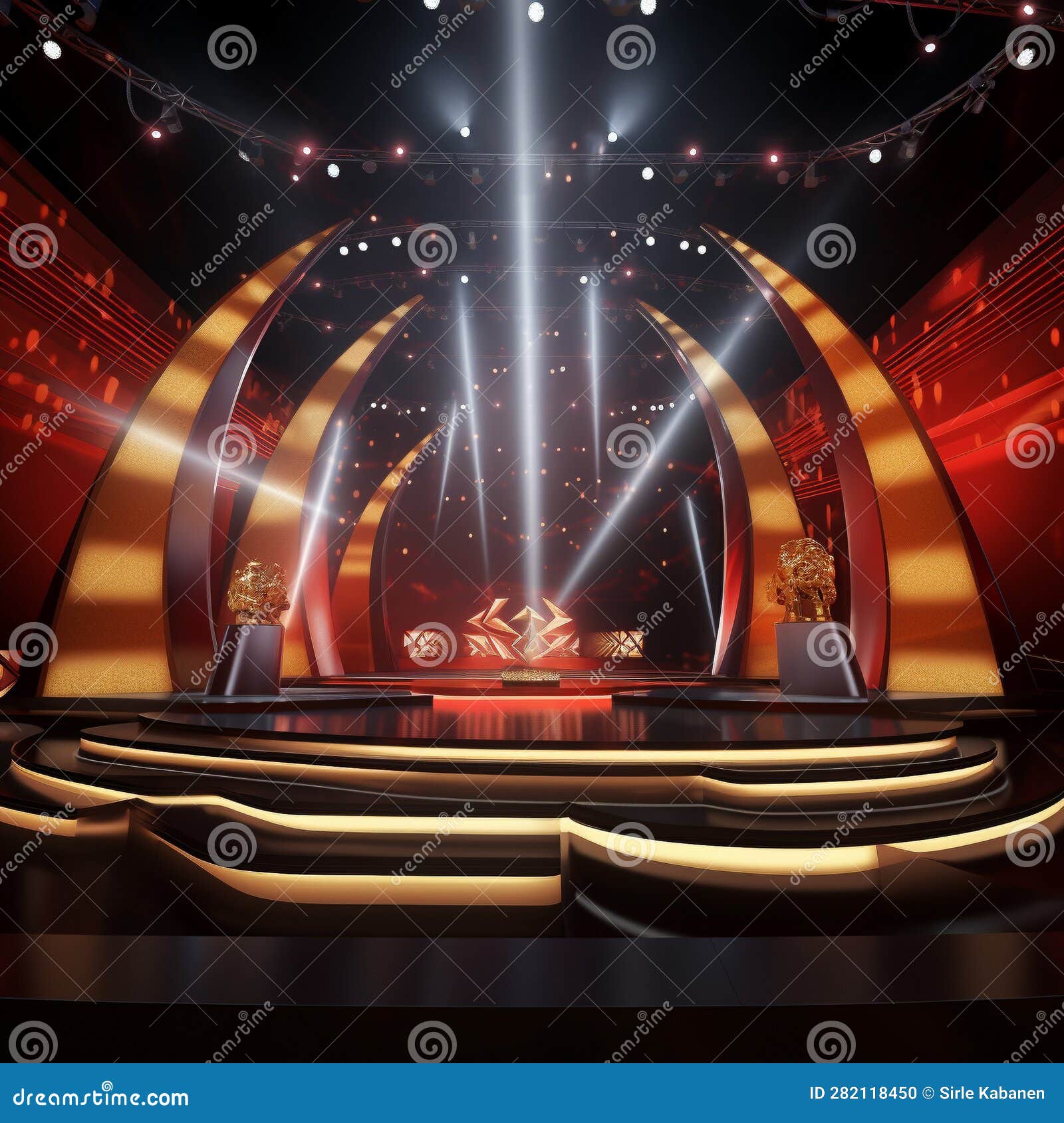Award Ceremony Stage Background. Stock Illustration - Illustration of ...