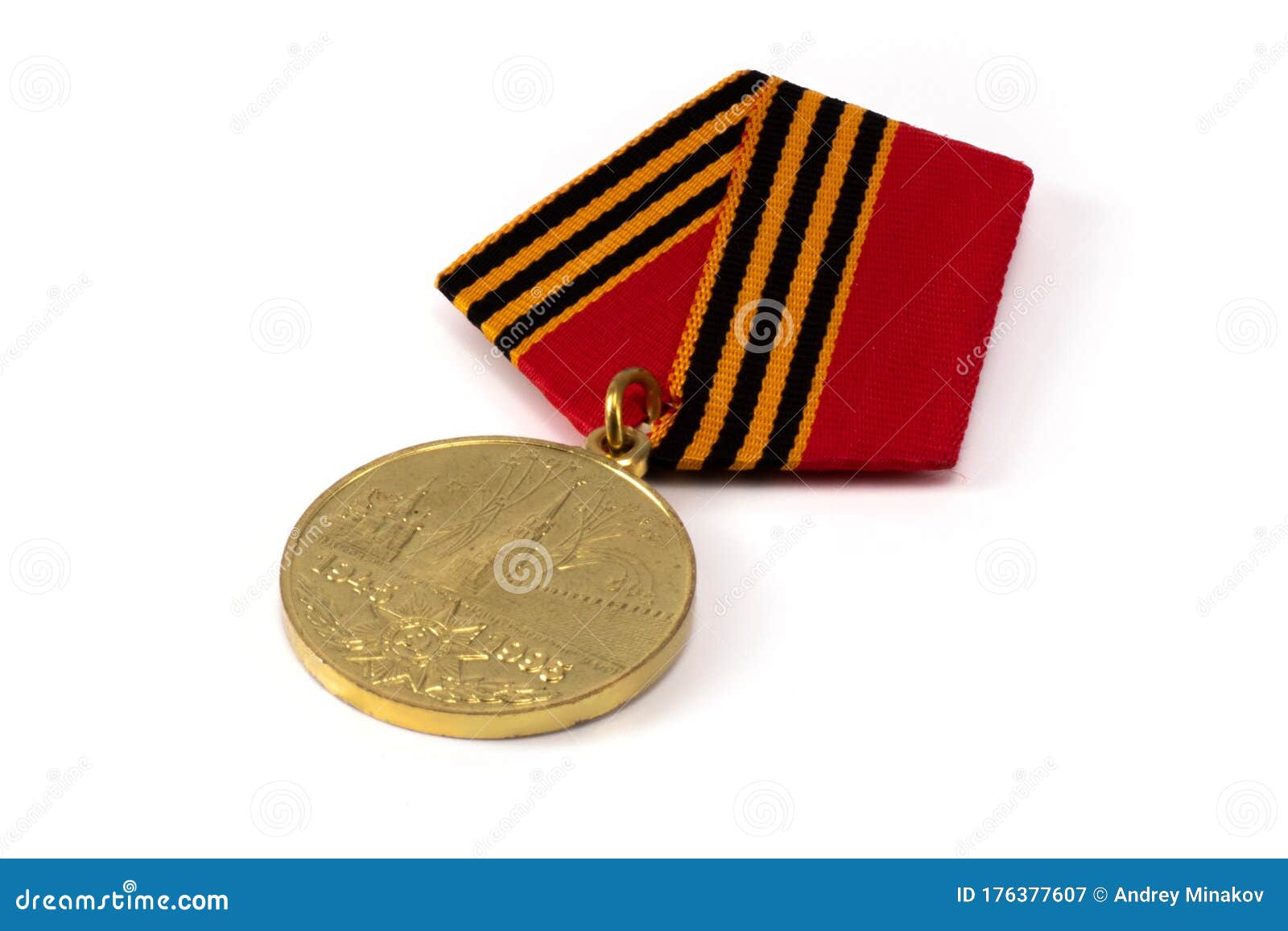 Award commemorative medal stock image. Image of commemorative - 176377607