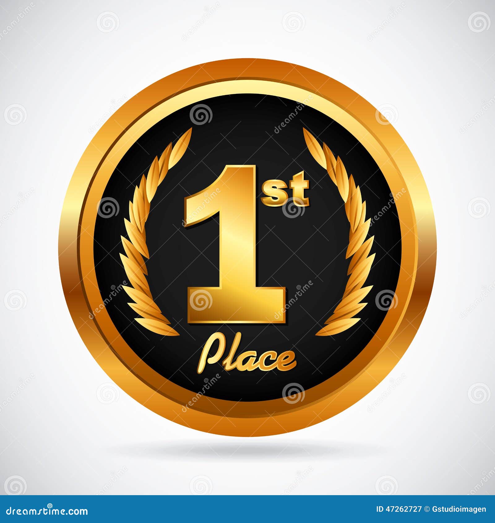 Award design stock vector. Illustration of number, wreath - 47262727