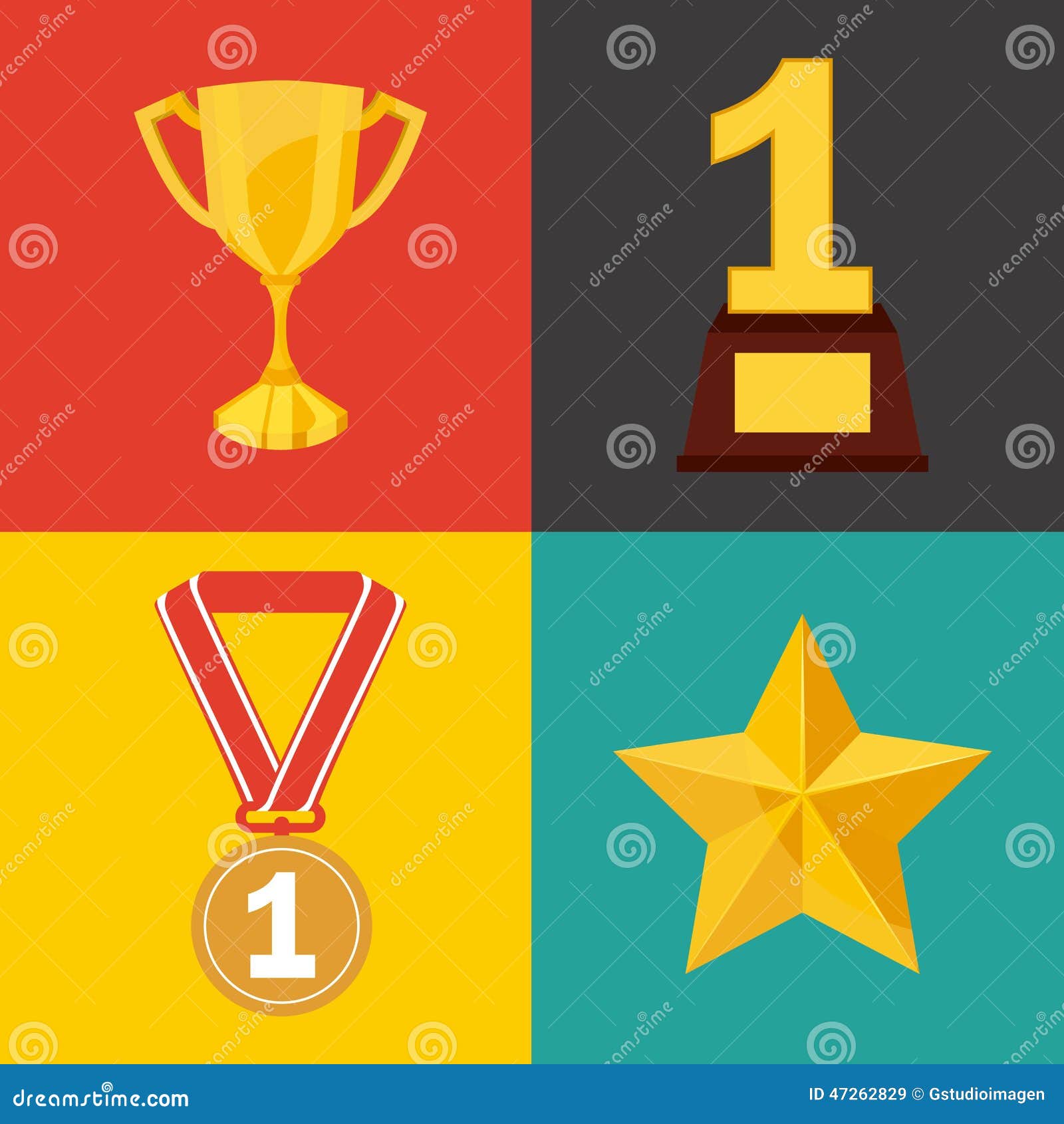 Award design stock vector. Illustration of vector, number - 47262829
