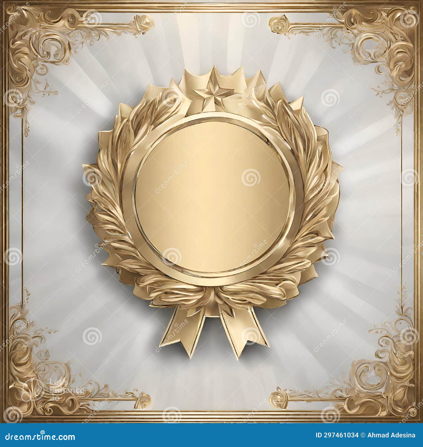 An Award Frame Flyer Templates Stock Photo - Image of award, ceiling ...