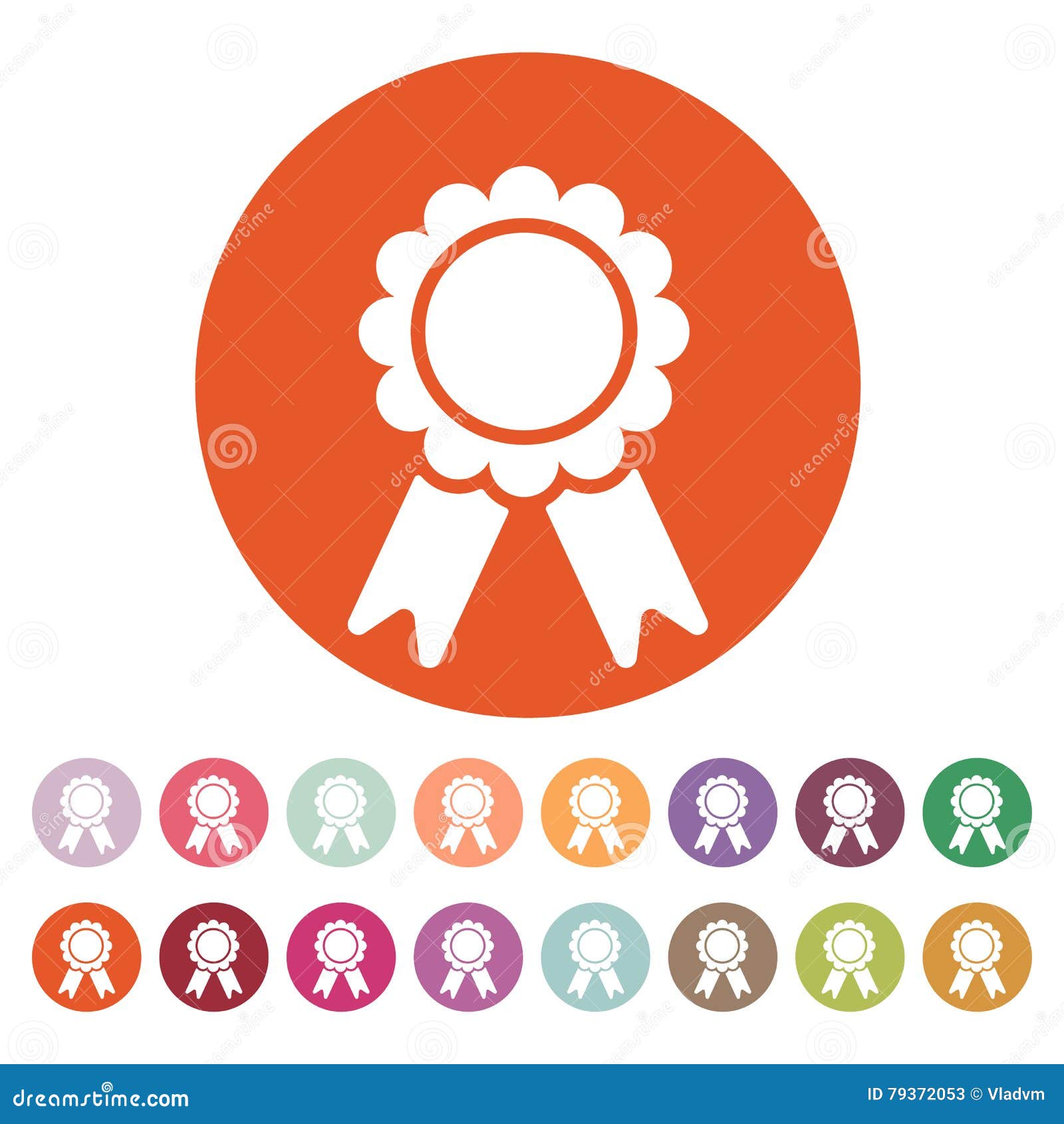 The Award Icon. Achievement Symbol Stock Vector - Illustration of ...