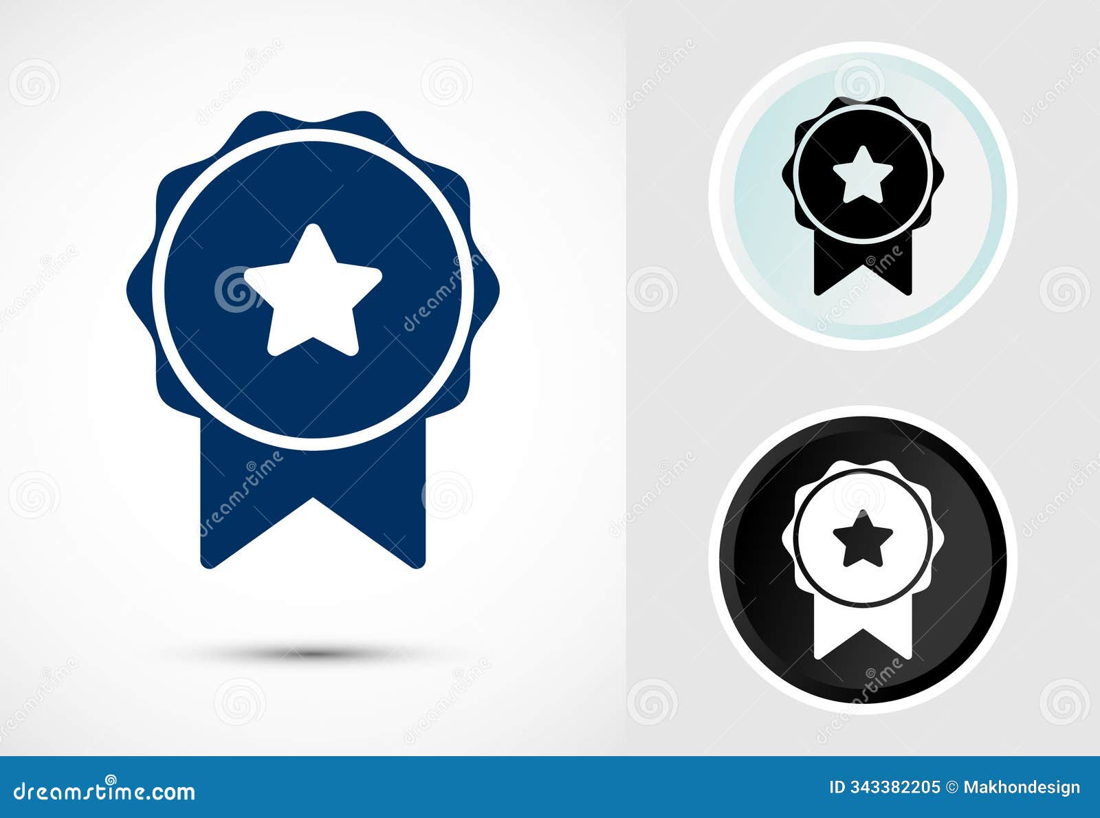 Award Icon Design Illustration, Winning Icon, Champion Symbol Stock ...