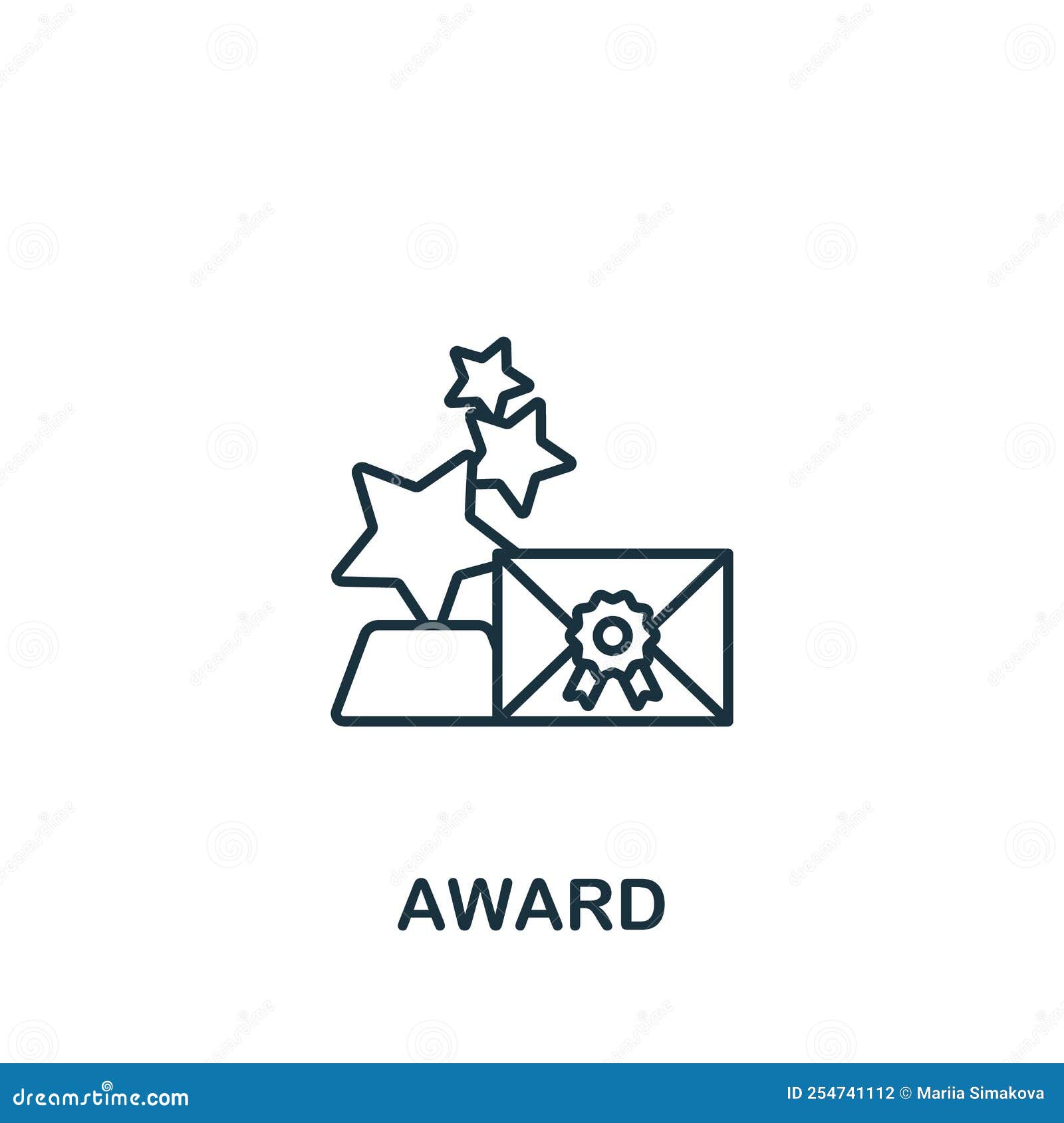 Award Icon. Line Simple Success Icon for Templates, Web Design and ...