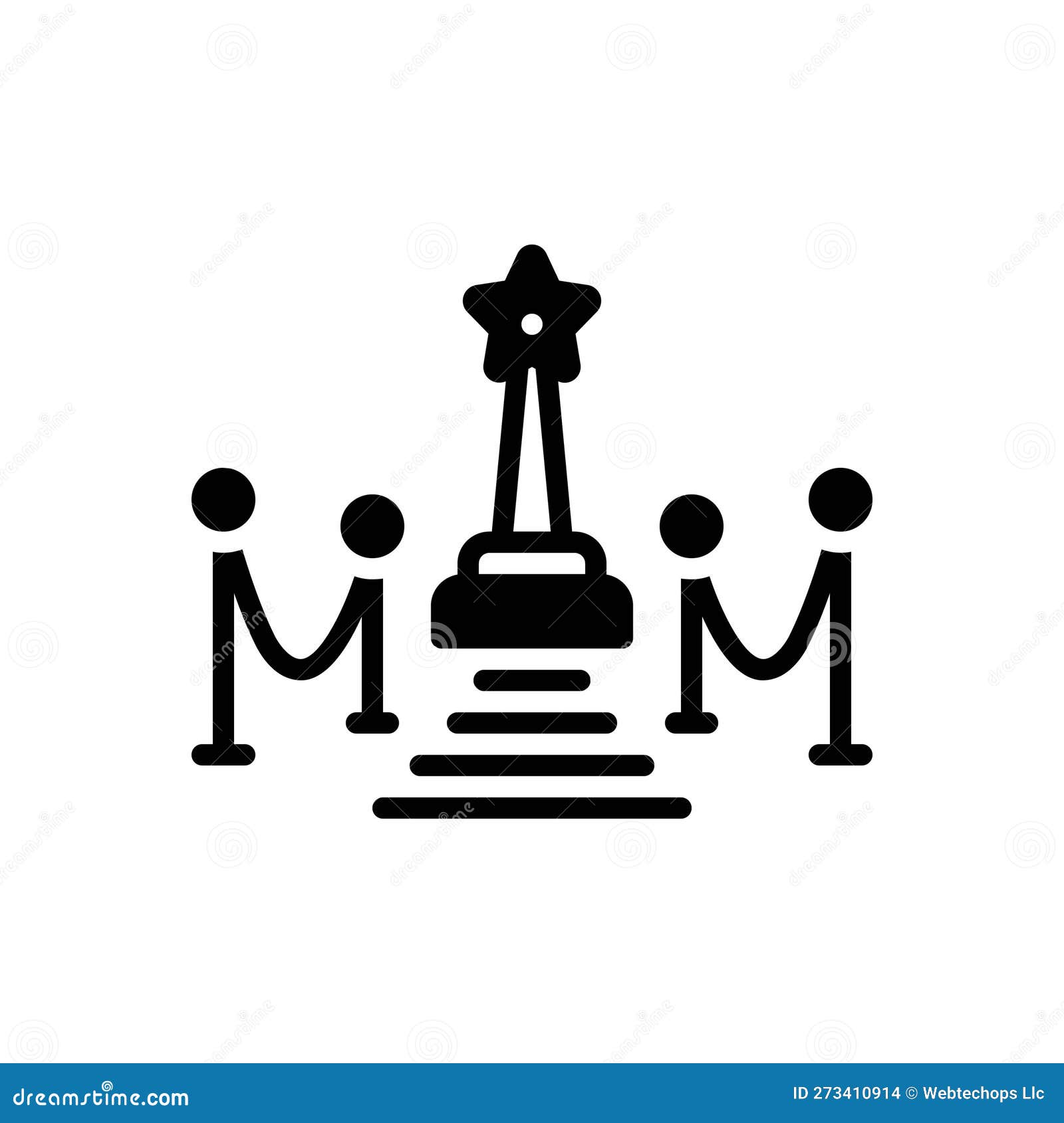 Black Solid Icon for Award, Trophy and Achivement Stock Vector ...