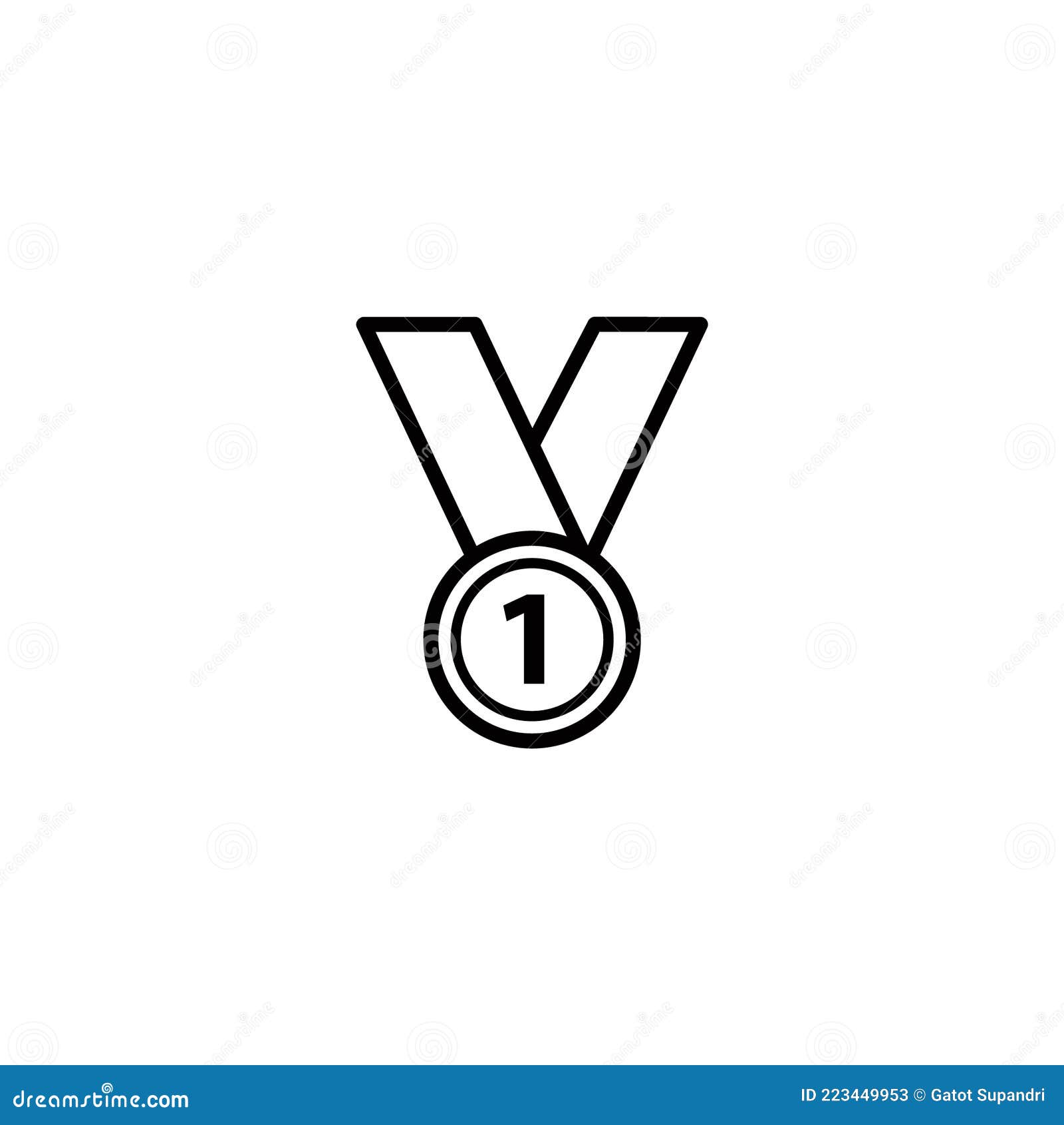 Award Icon Vector Logo Design Template Stock Vector - Illustration of ...