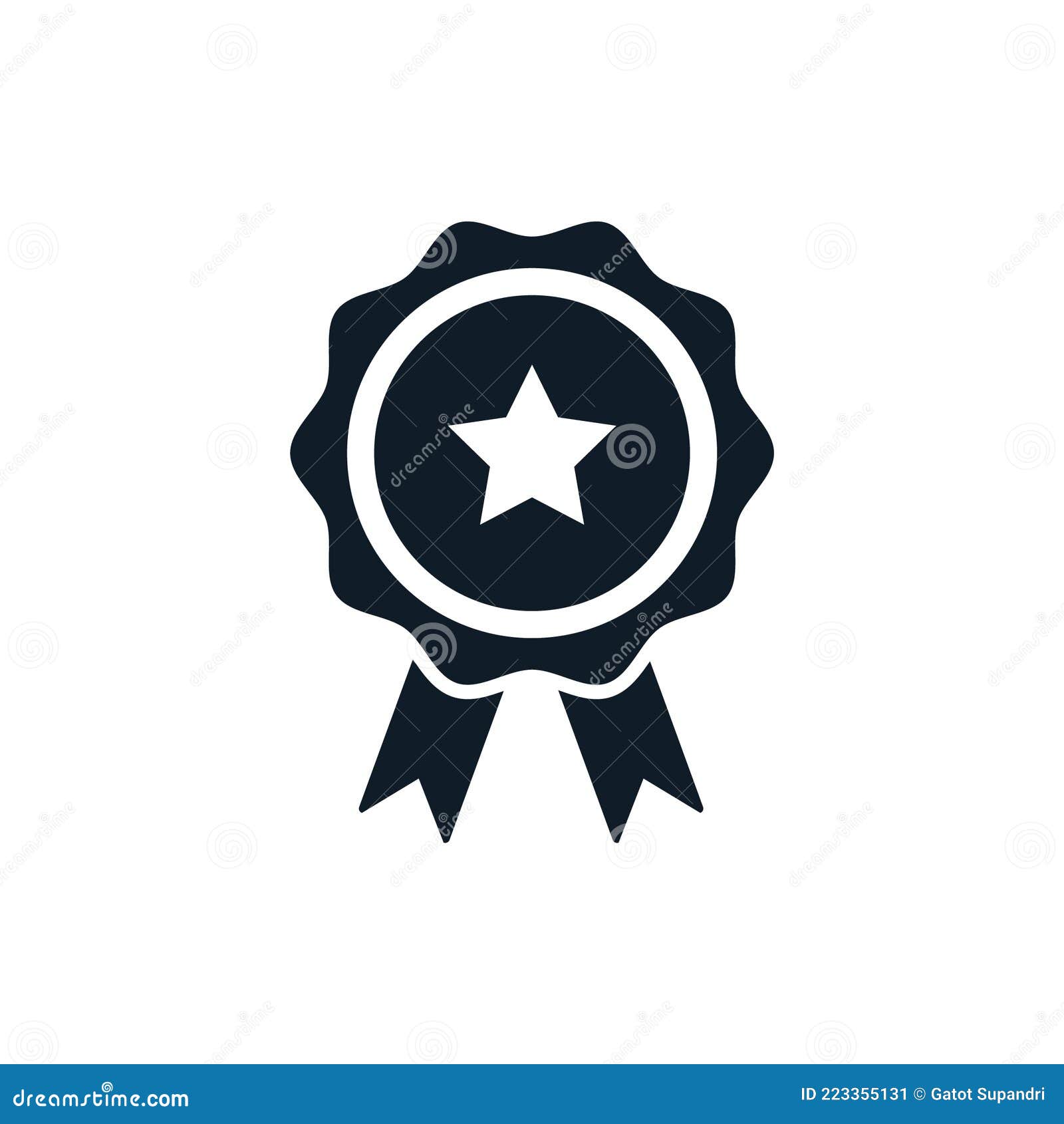 Award Icon Vector Logo Design Template Stock Vector - Illustration of ...