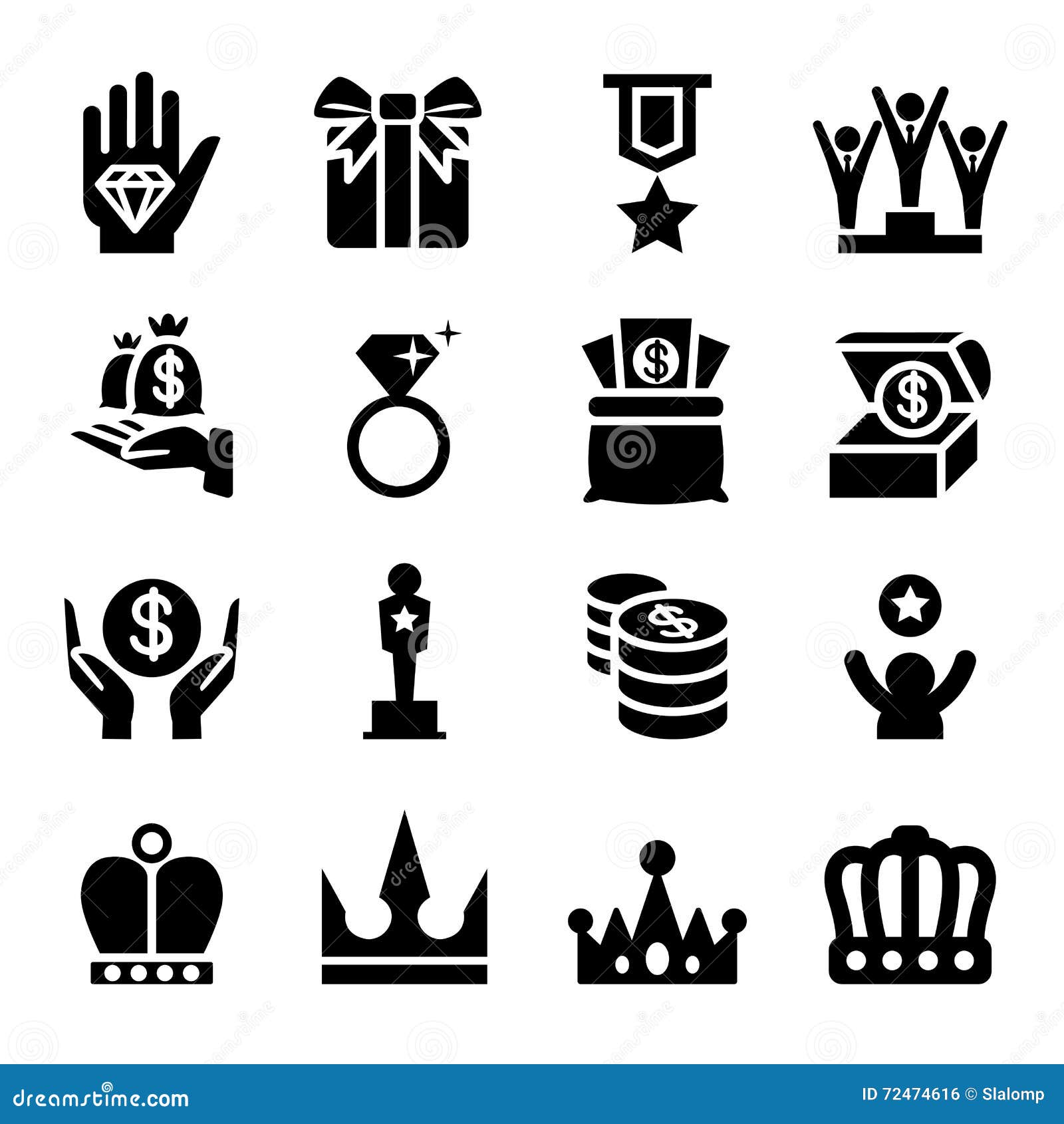 Award icons stock illustration. Illustration of great - 72474616