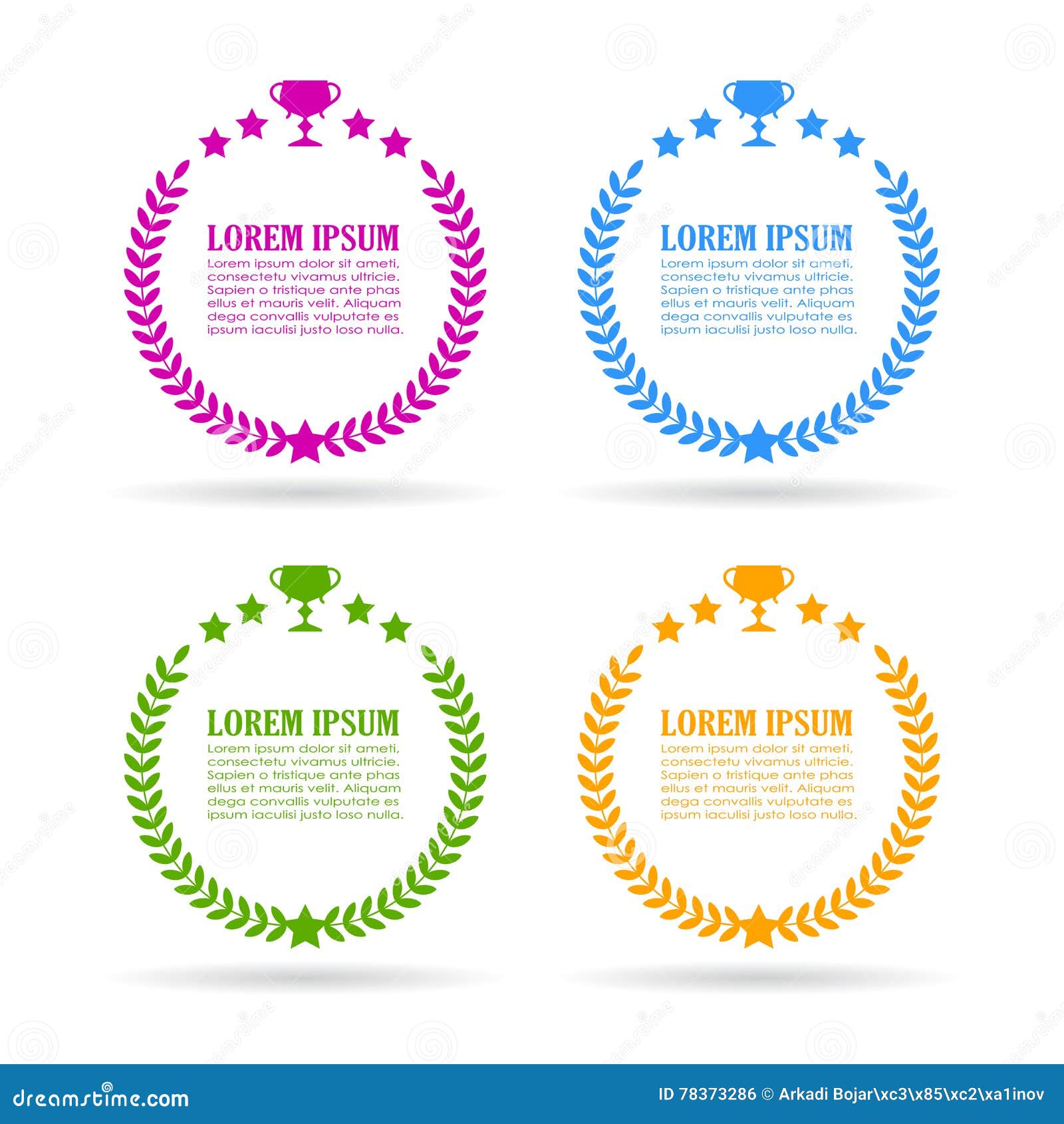 Award laurel border stock vector. Illustration of champion - 78373286