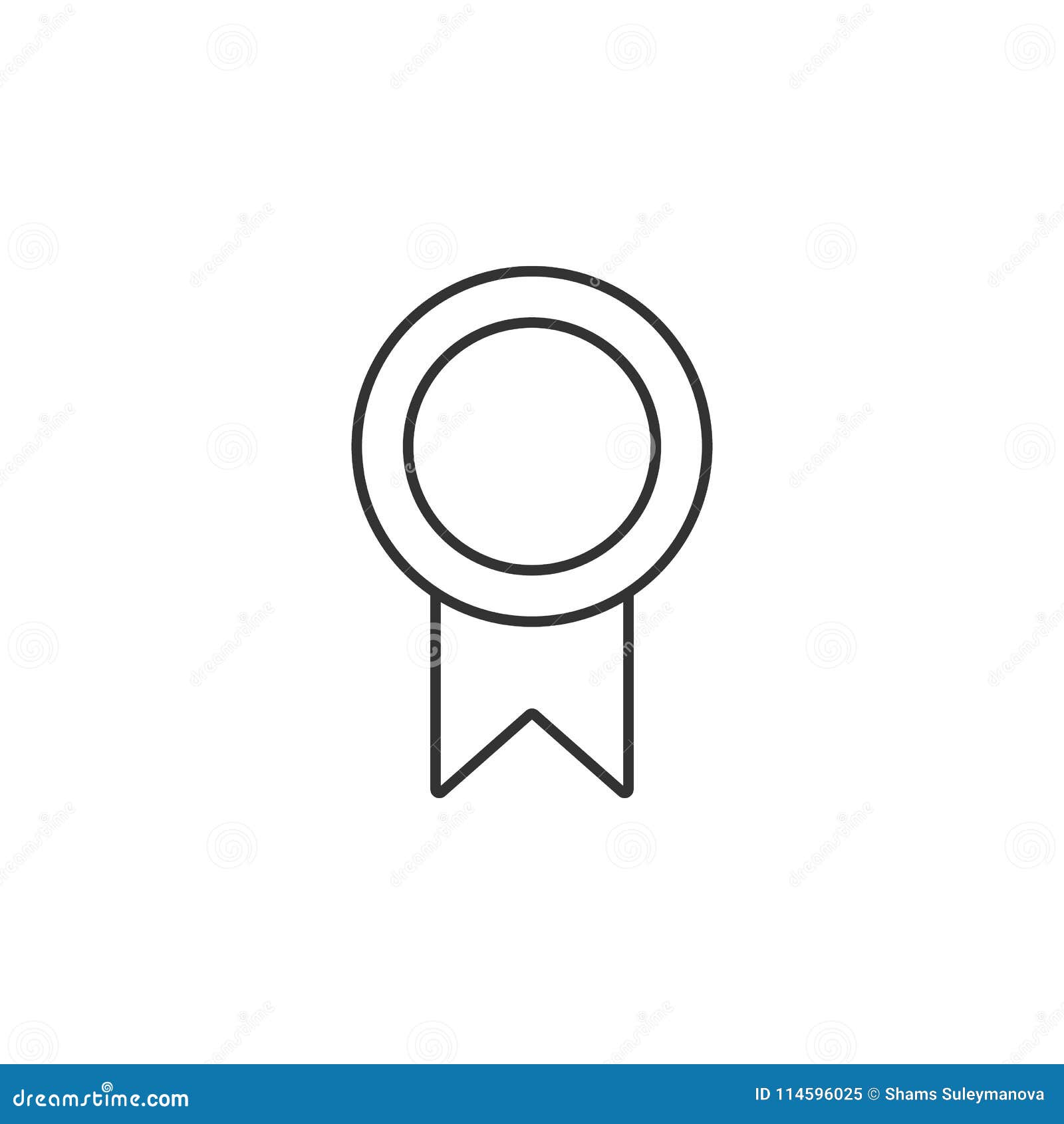 Award Line Icon. Simple Element Illustration. Award Line Symbol Design ...