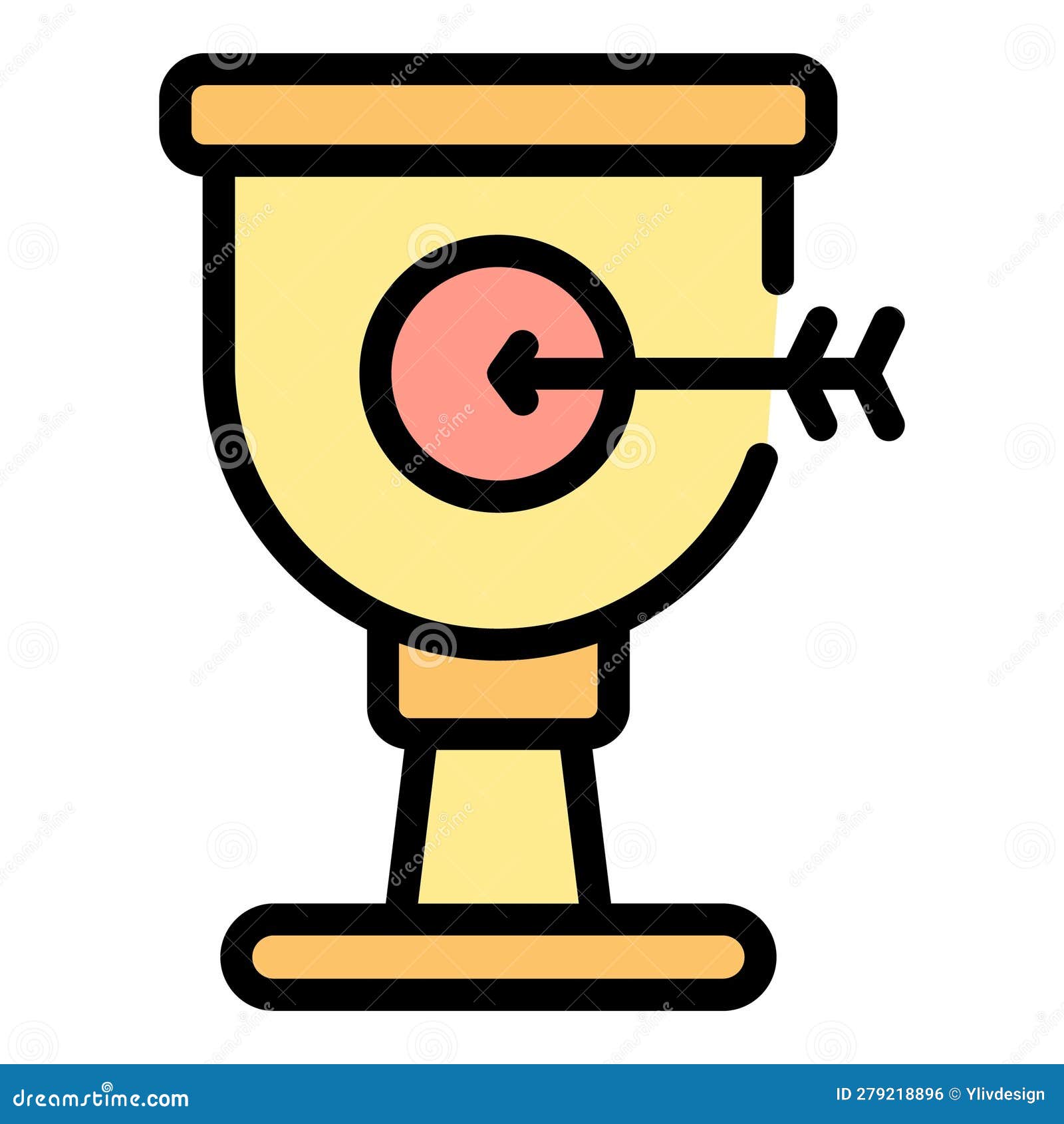 Award Realization Icon Vector Flat Stock Vector - Illustration of ...