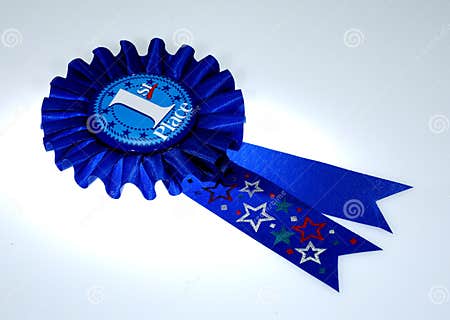 Award Ribbon stock photo. Image of winner, success, blue - 1486376