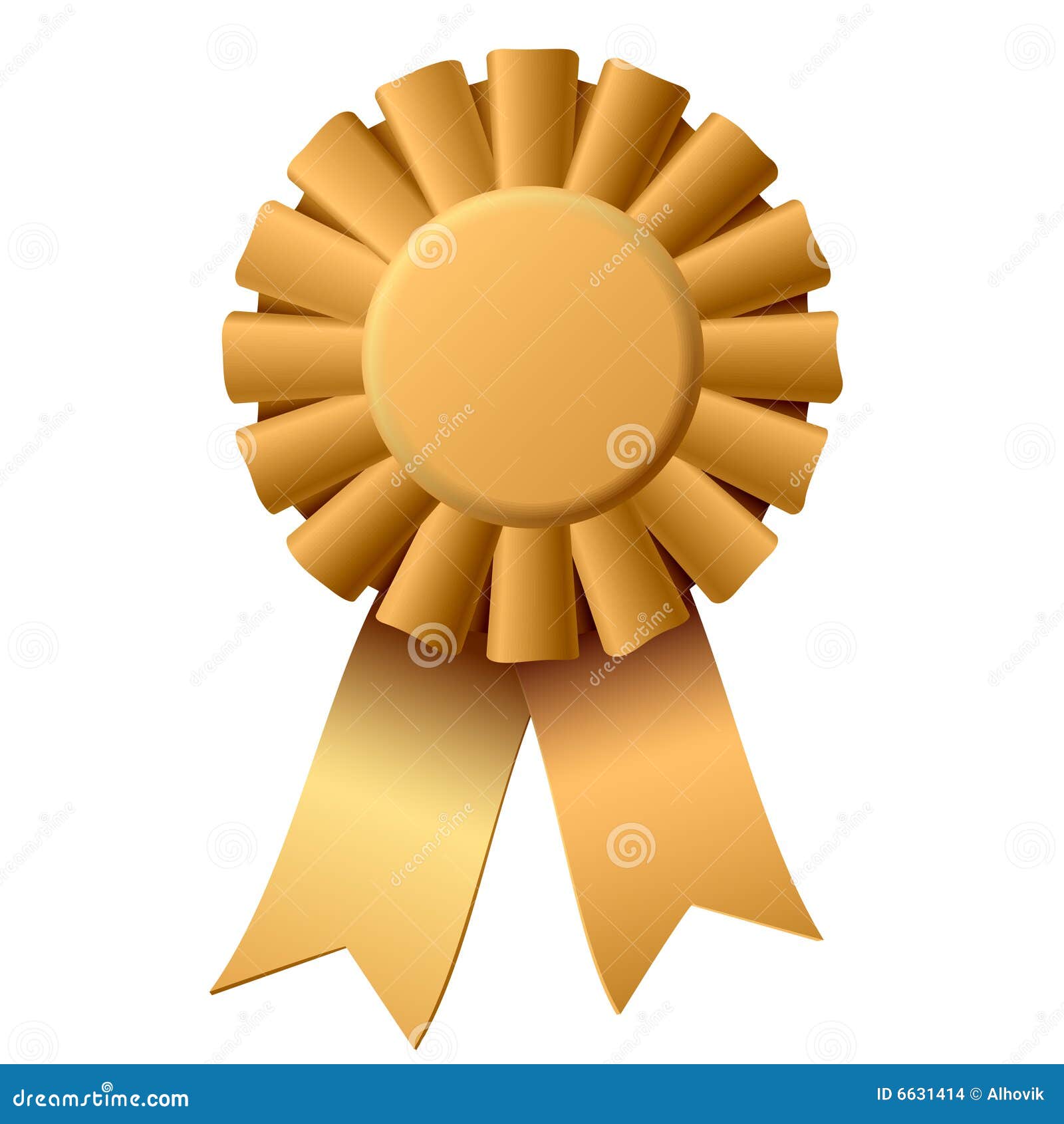 Award ribbon stock vector. Illustration of flag, competition - 6631414