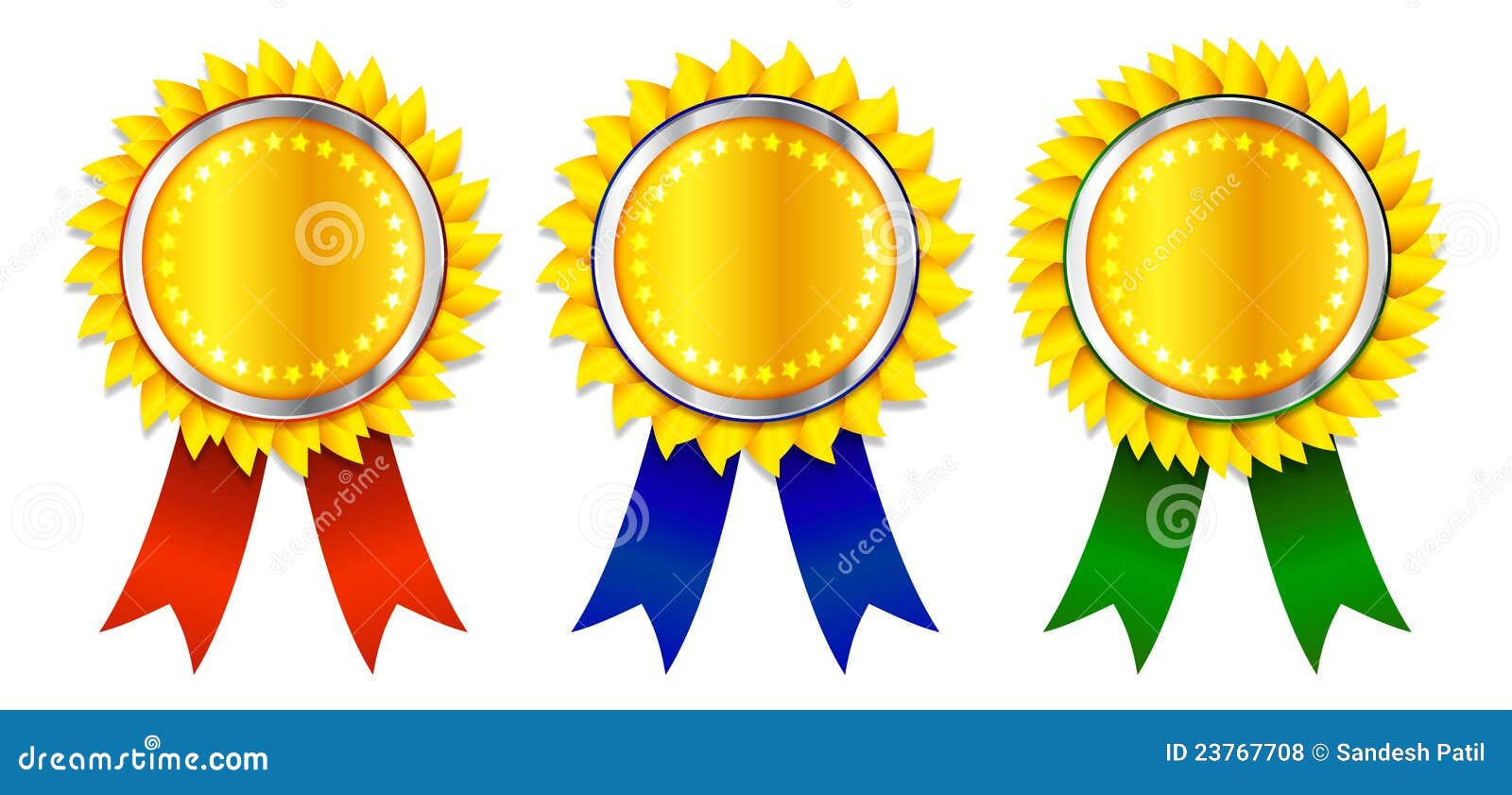 Award Ribbons stock vector. Illustration of certificate - 23767708