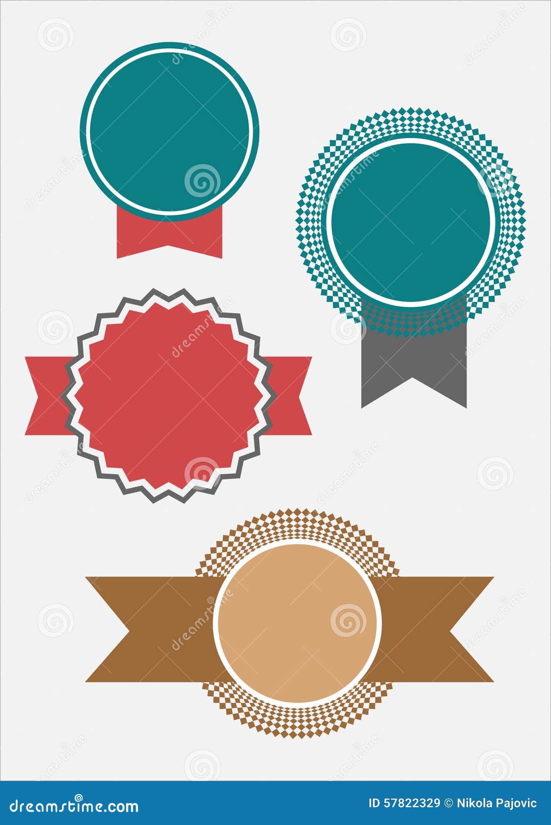 Award ribbons Vector stock vector. Illustration of winner - 57822329