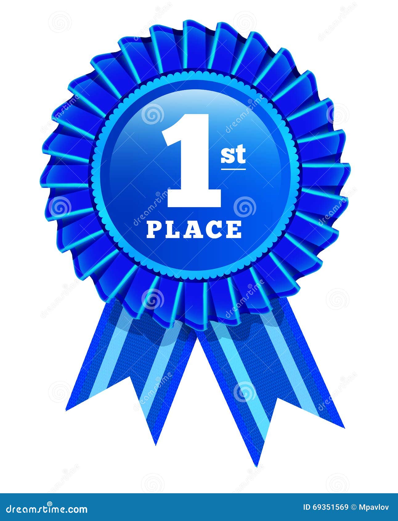 Rosette Ribbon Vector Illustration | CartoonDealer.com #41574160