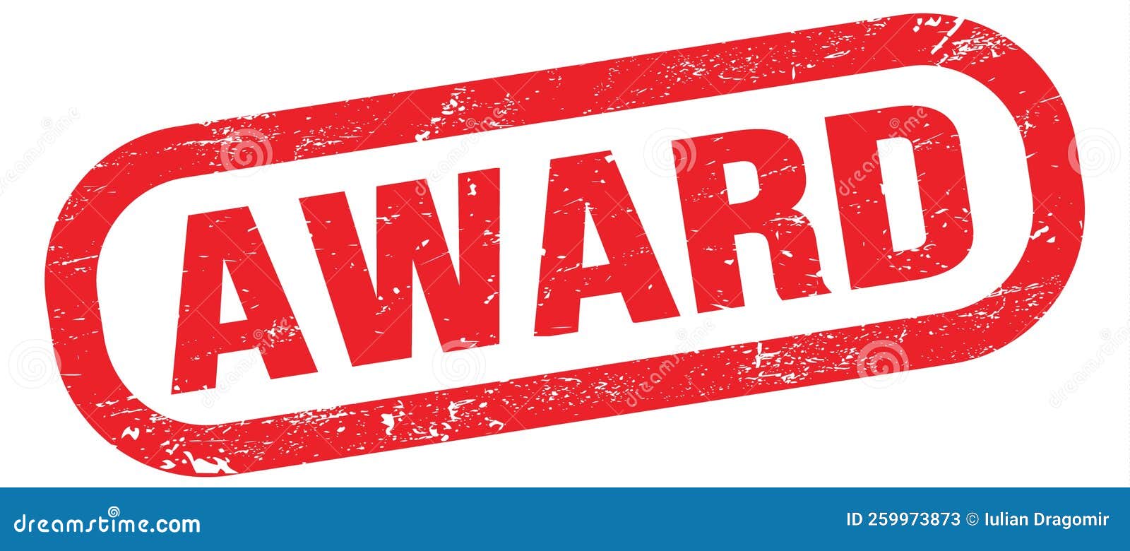 AWARD, Text on Red Rectangle Stamp Sign Stock Illustration ...