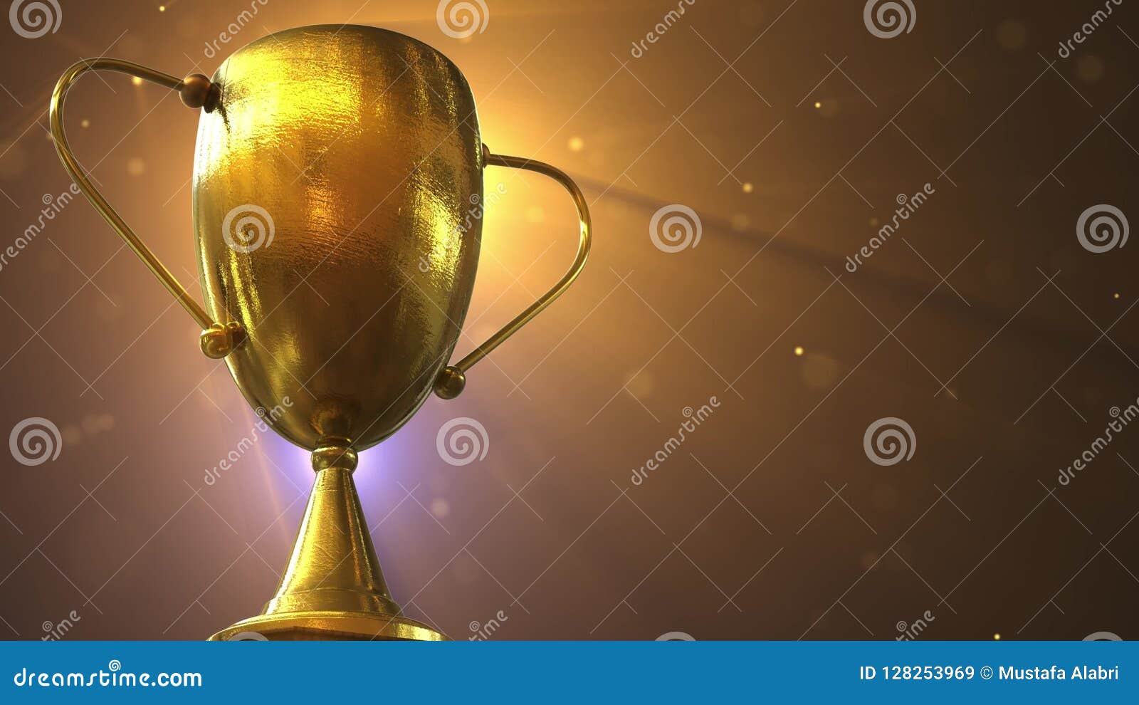 3D Trophy Gold 3D Illustration Stock Video - Video of academy, gold ...