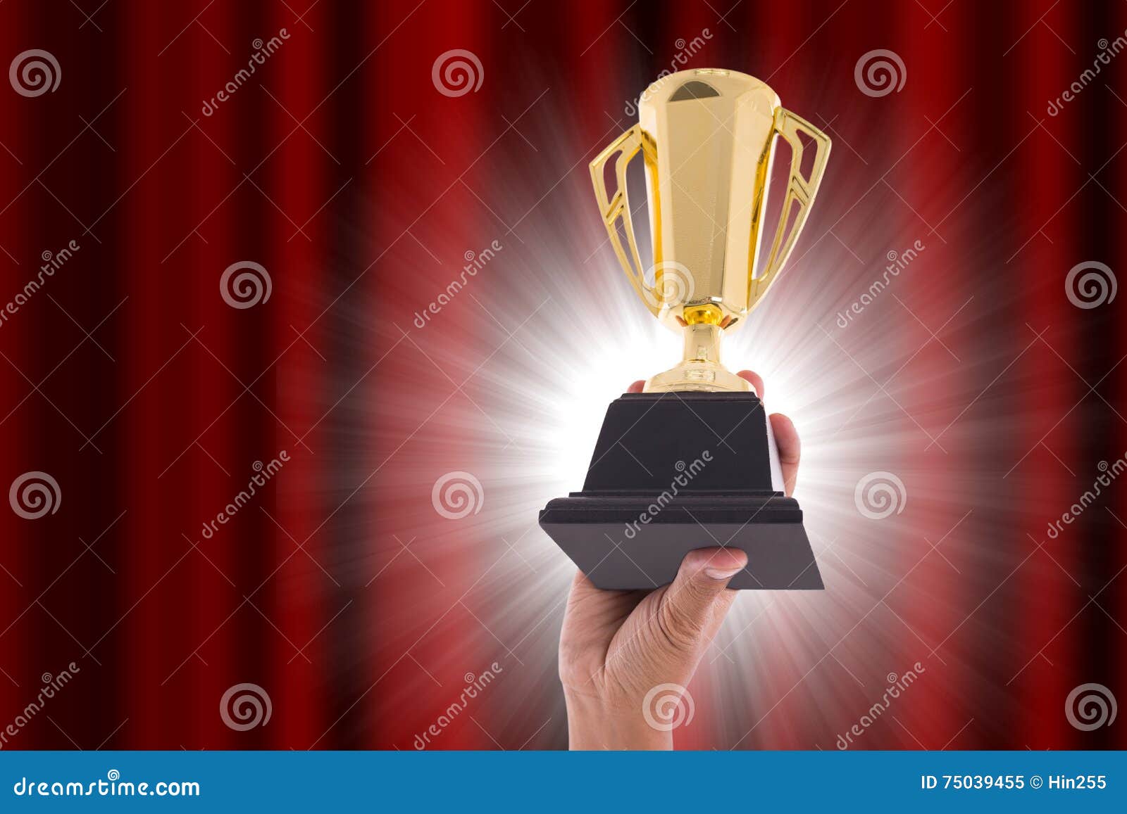 Award Trophy for Winner Achievement Stock Image - Image of award ...