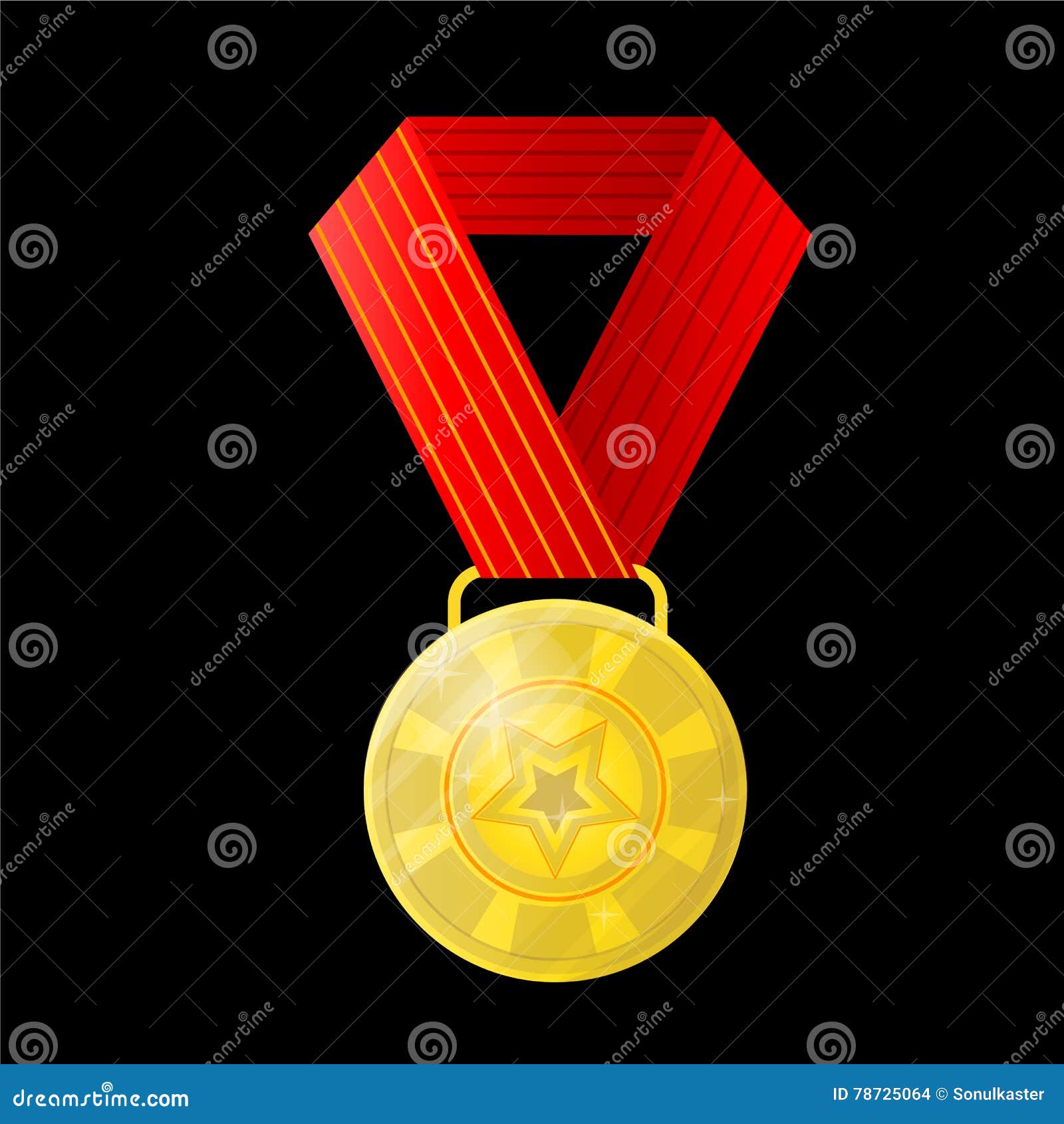 Award Vector Illustration Isolated on White Background Stock Vector ...